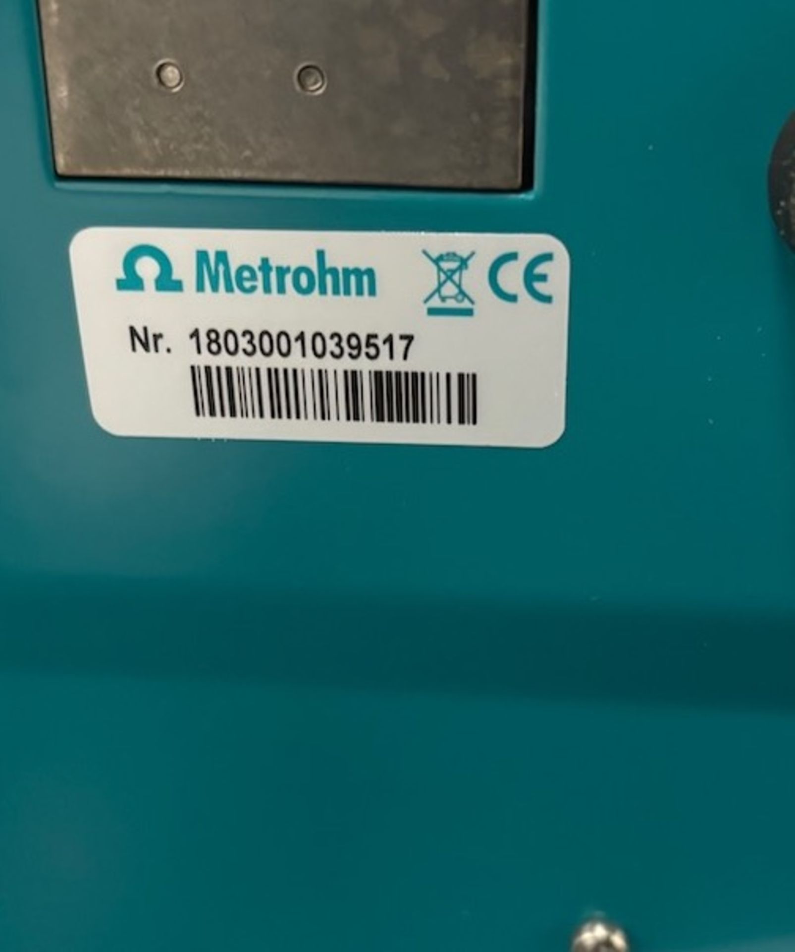Metrohm Titrator Includes 901 Titrando, 803 Ti Stand, and 6.2061.010 ...
