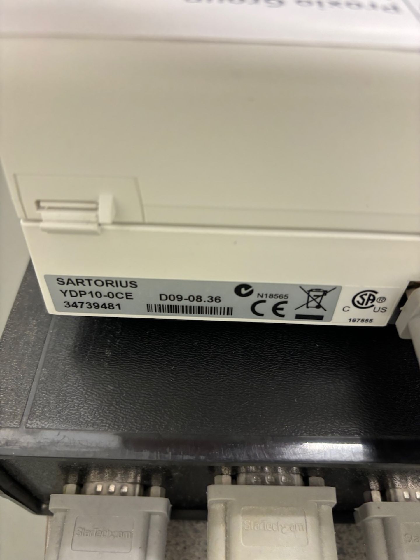Sartorius MicroBalance Model MSA3.6P-OTR-DM, w/display Module YAC01MSA ...