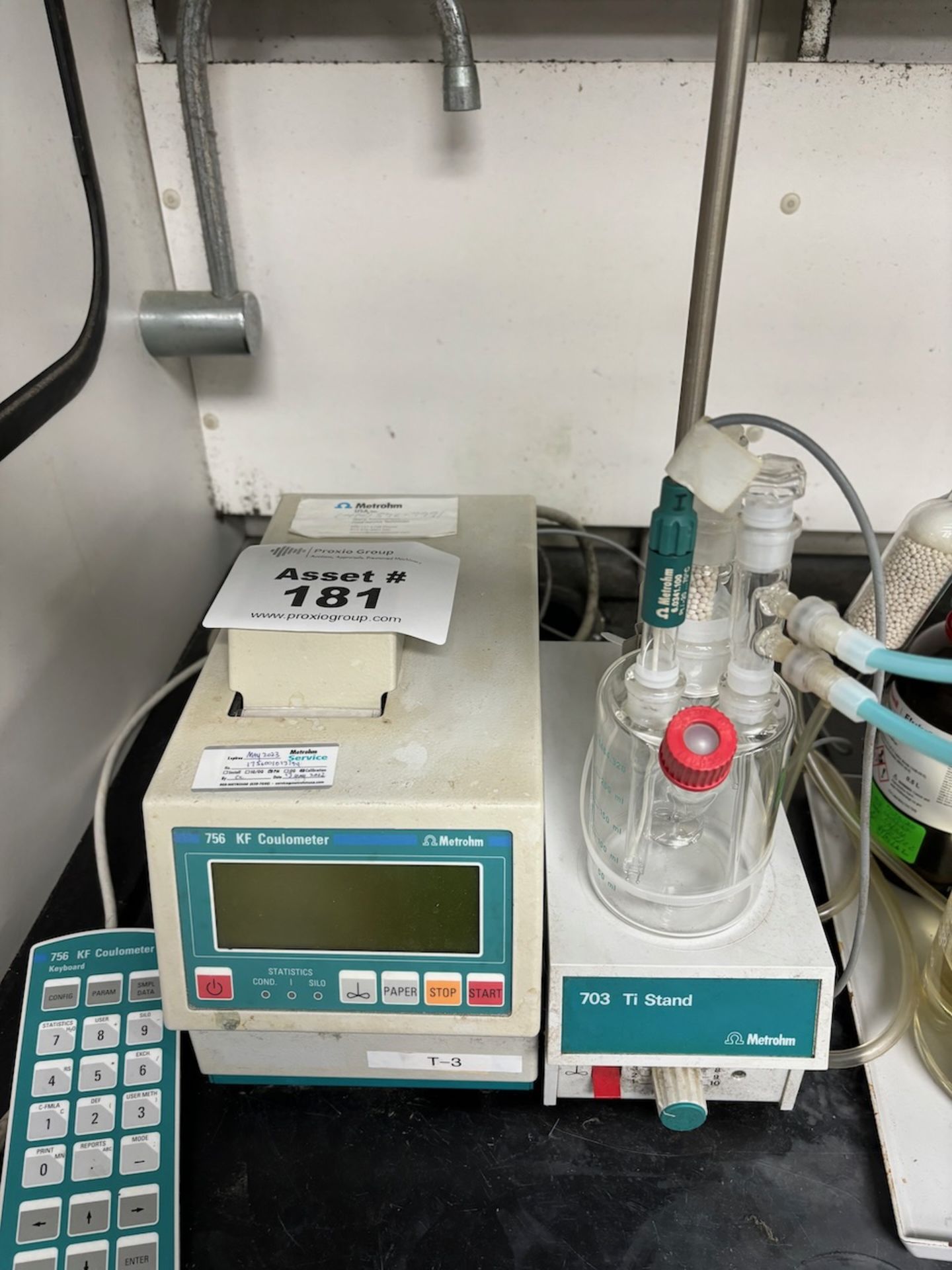 Metrohm Titration System Includes: 756 KF Coulometer with handheld ...