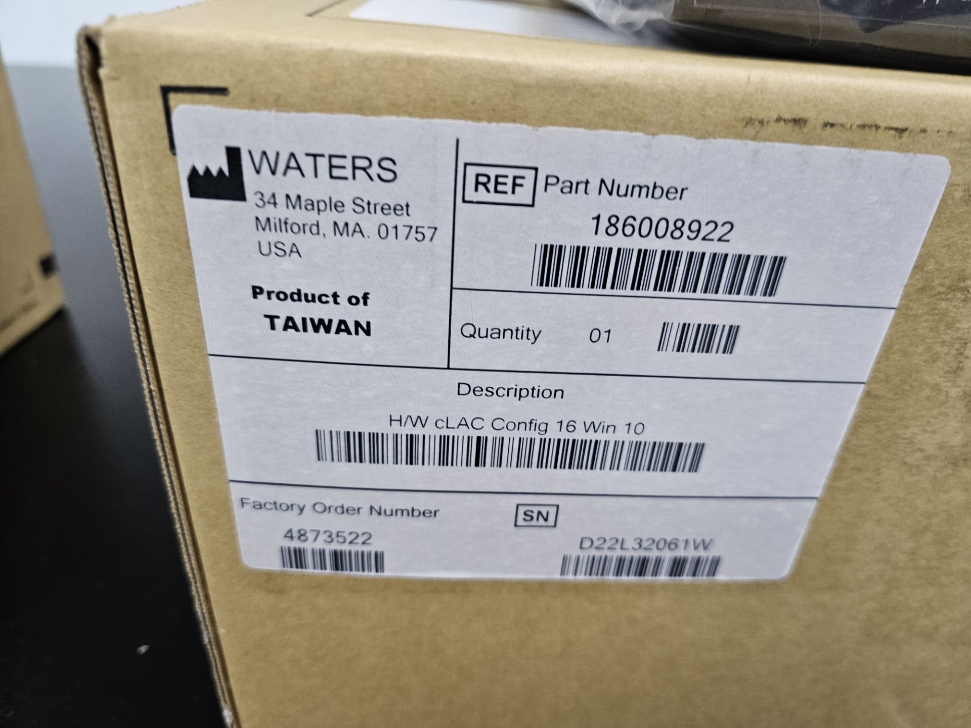 Waters Model 186008922 H/W cLAC Config 16 Win 10 Lac/E Data ...