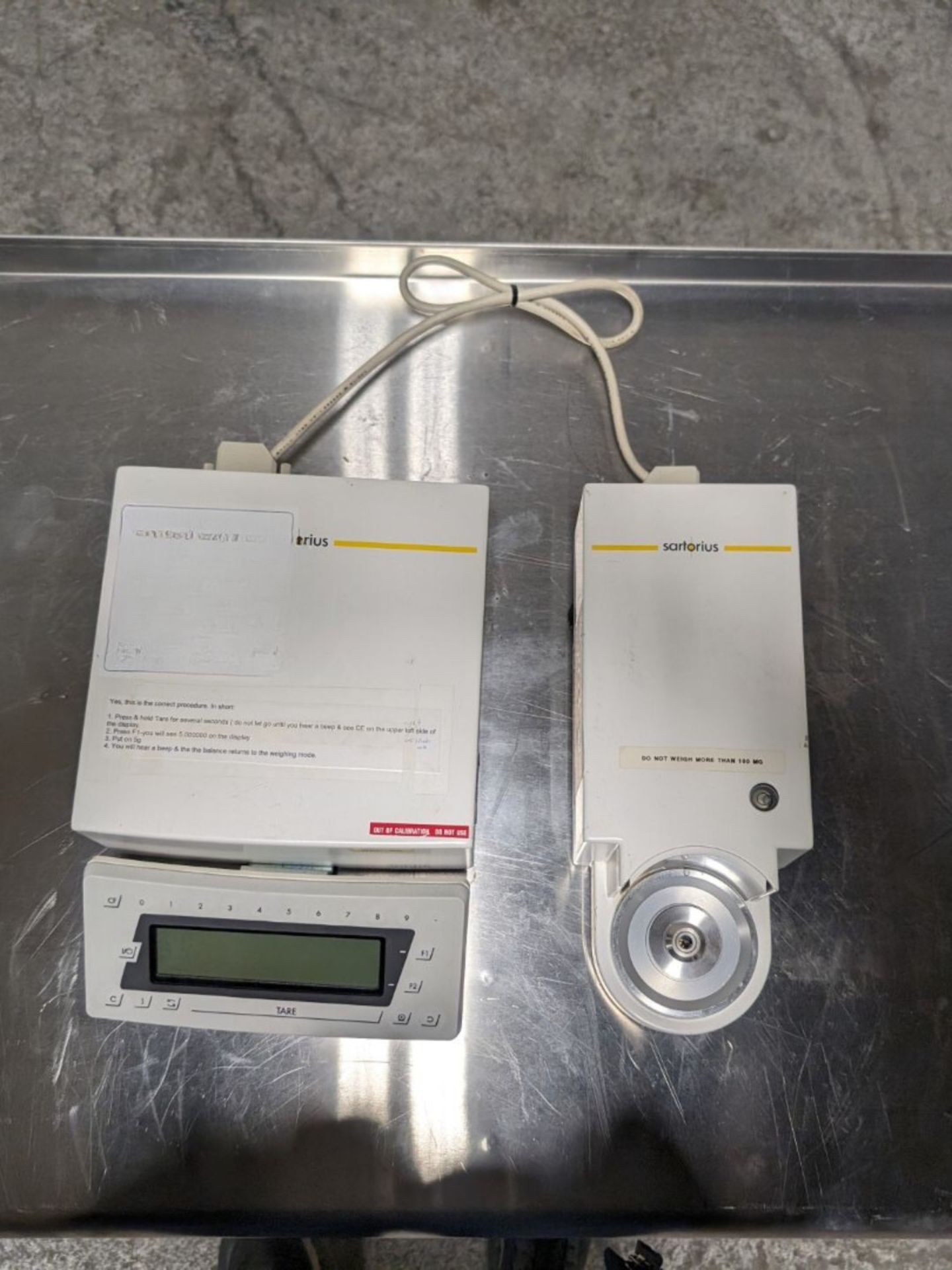 Sartorious analytical balance, type MC5, 5.1 gram capaicity, serial ...