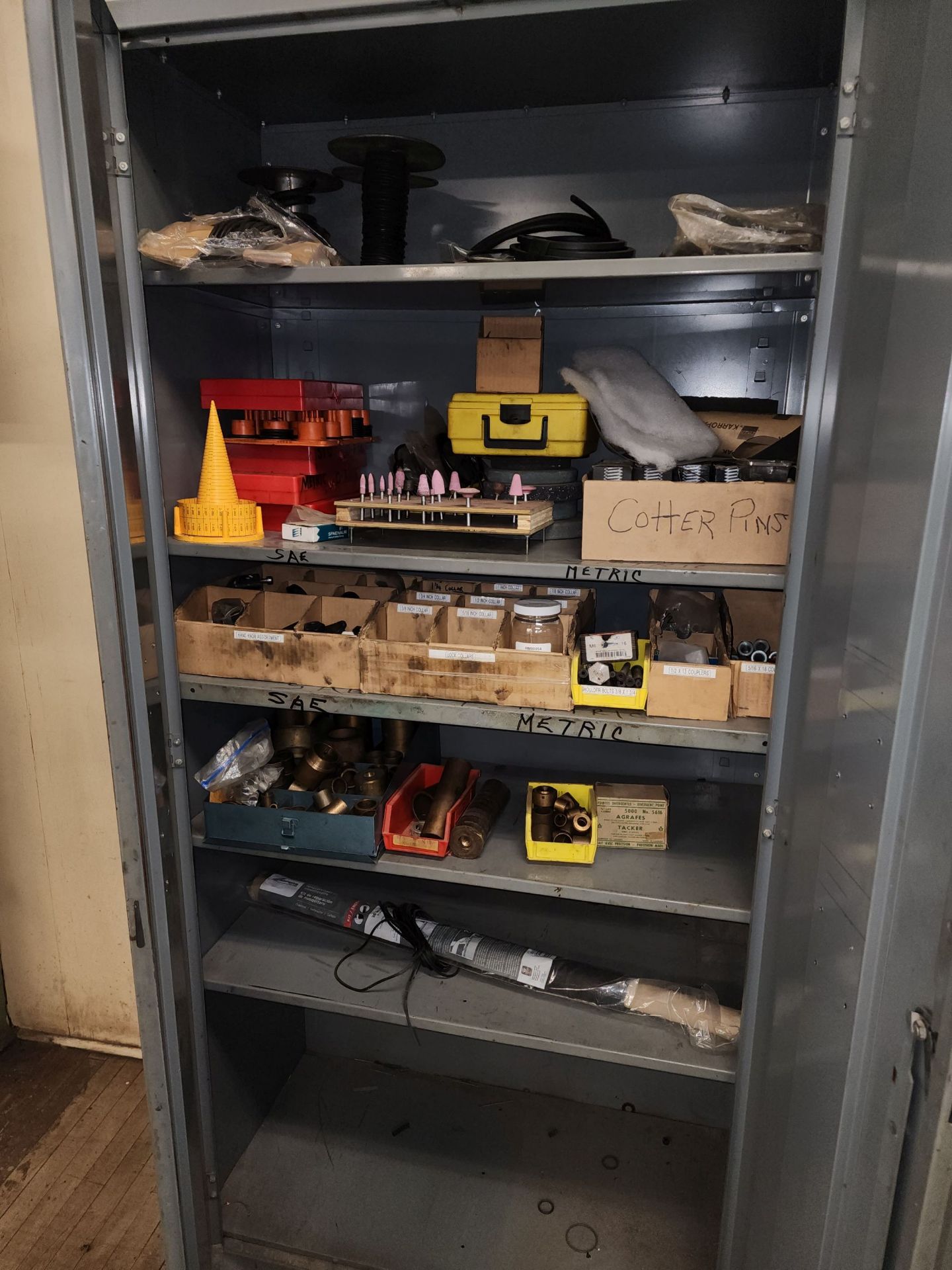 Steel Cabinet with contents Steel Cabinet with contents, Including ...