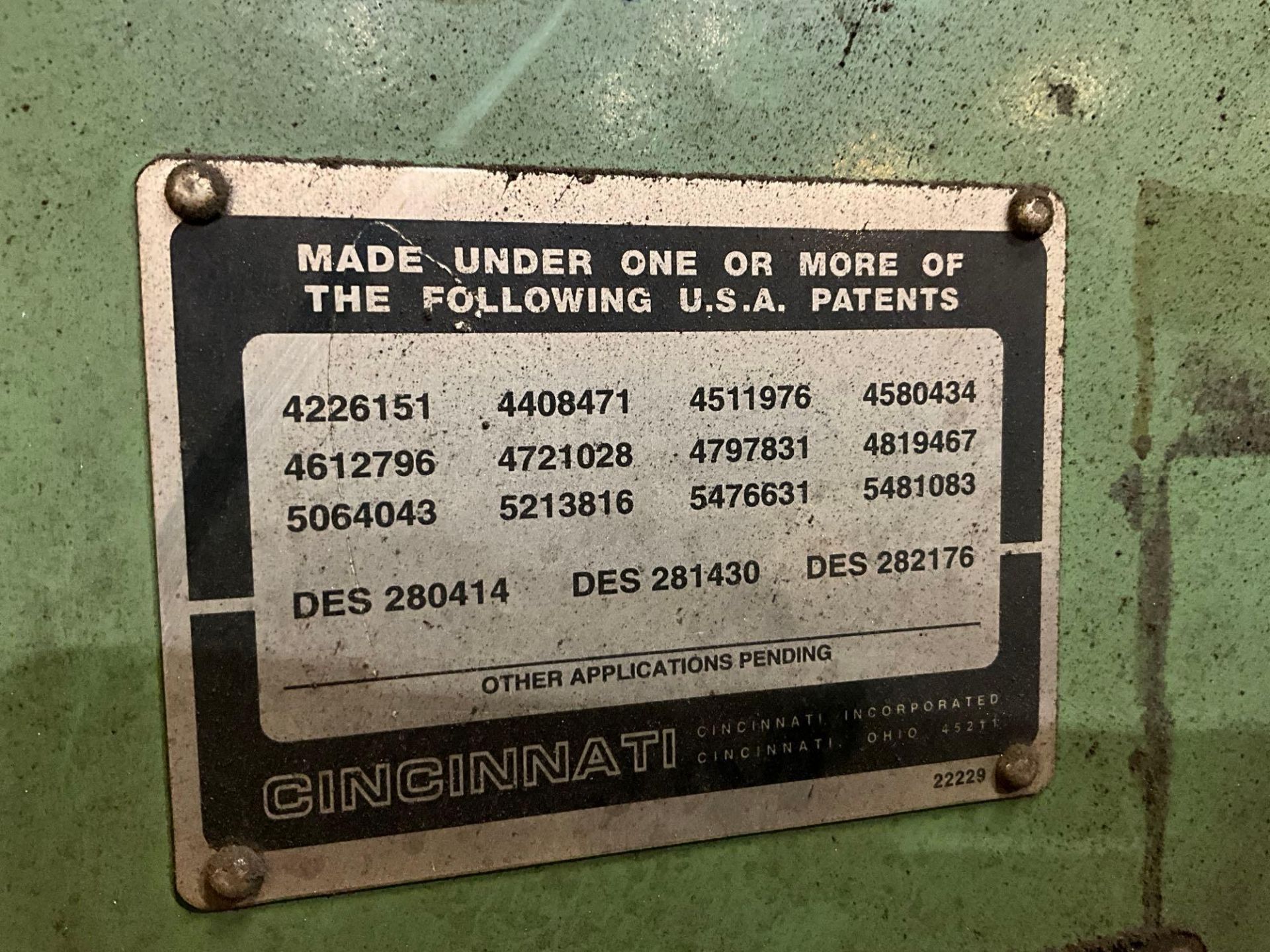 CINCINNATI 175 TON X 12FT CNC PRESS BRAKE, CB175II, BACKGAUGE SERIAL ...