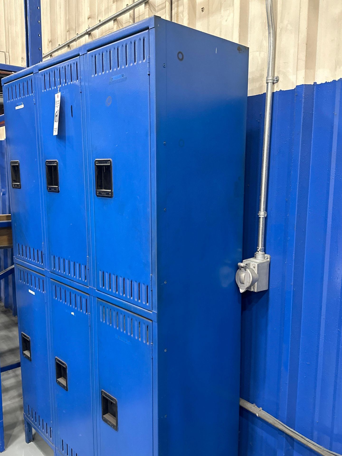 (6) TENNSCO HALF STEEL LOCKERS