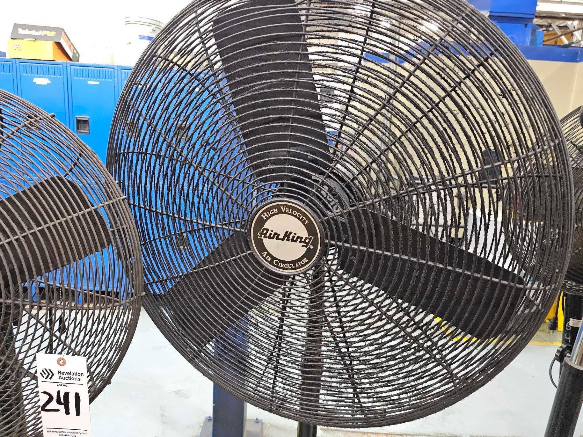 (2) AIR KING SHOP FANS