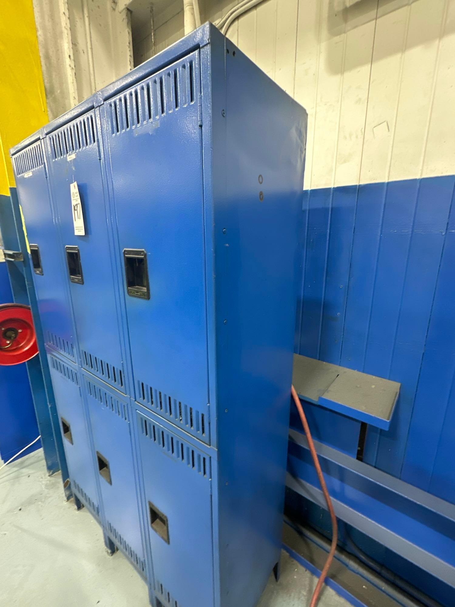(6) TENNSCO STEEL HALF LOCKERS
