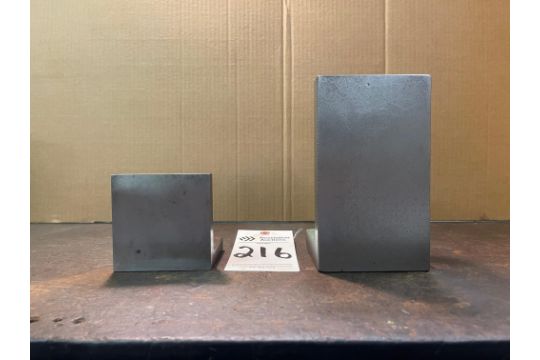 ANGLE PLATE 1 - 8" X 5" X 4-1/2" ANGLE PLATE 2 - 4" X 4" X 4" All ...