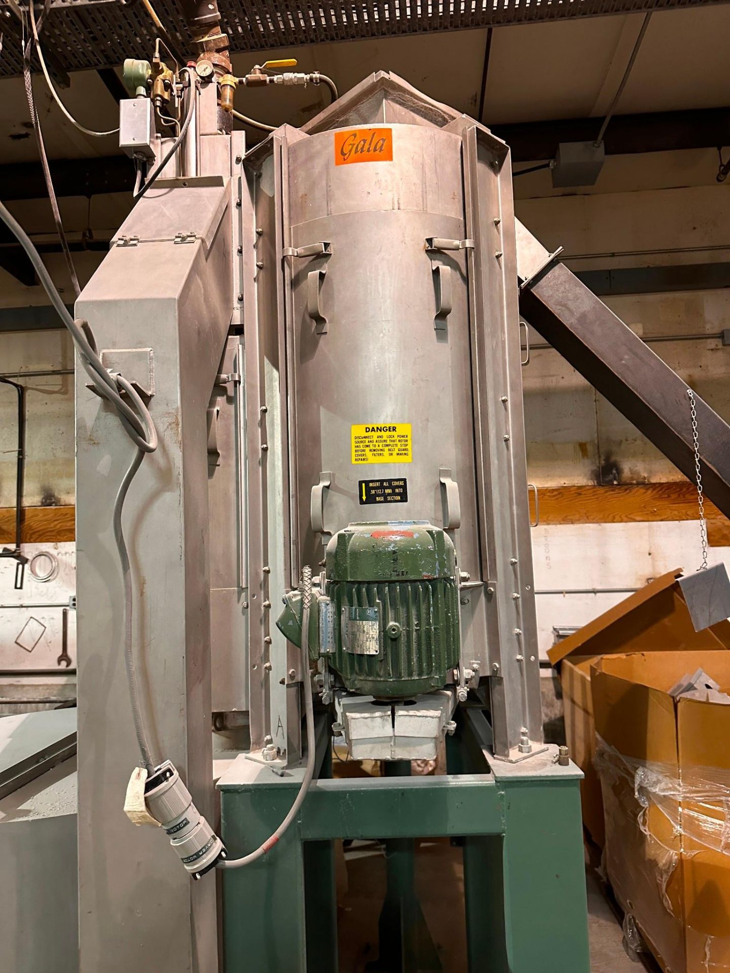 WATER RING PELLETIZER SYSTEM INCLUDES THE FOLLOWING: BERSTORFF VERTICAL ...