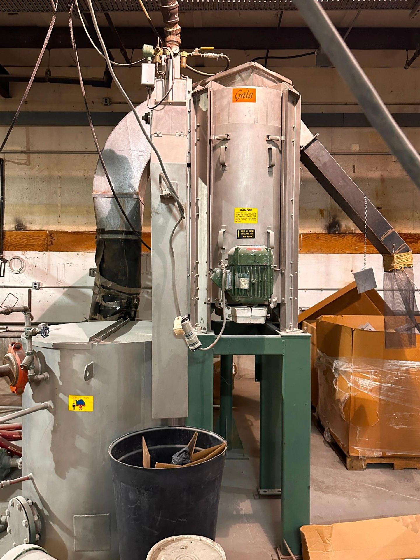 WATER RING PELLETIZER SYSTEM INCLUDES THE FOLLOWING: BERSTORFF VERTICAL ...