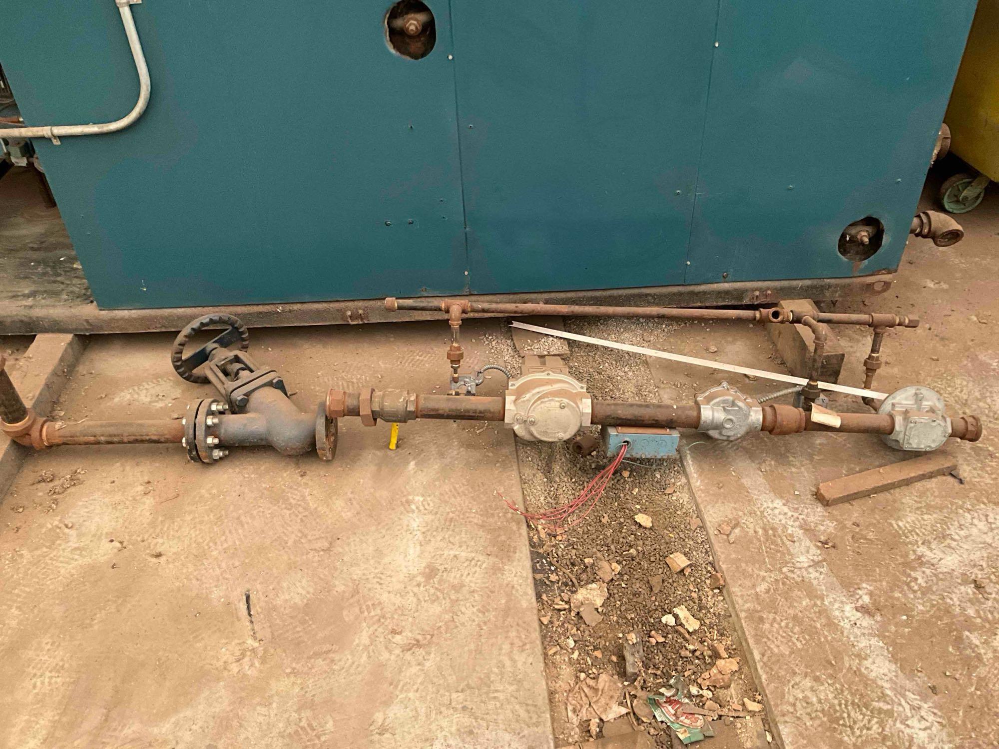 BURNHAM INDUSTRIAL THREE PASS BOILER MODEL 4FL 450A 40 G GP Item ...