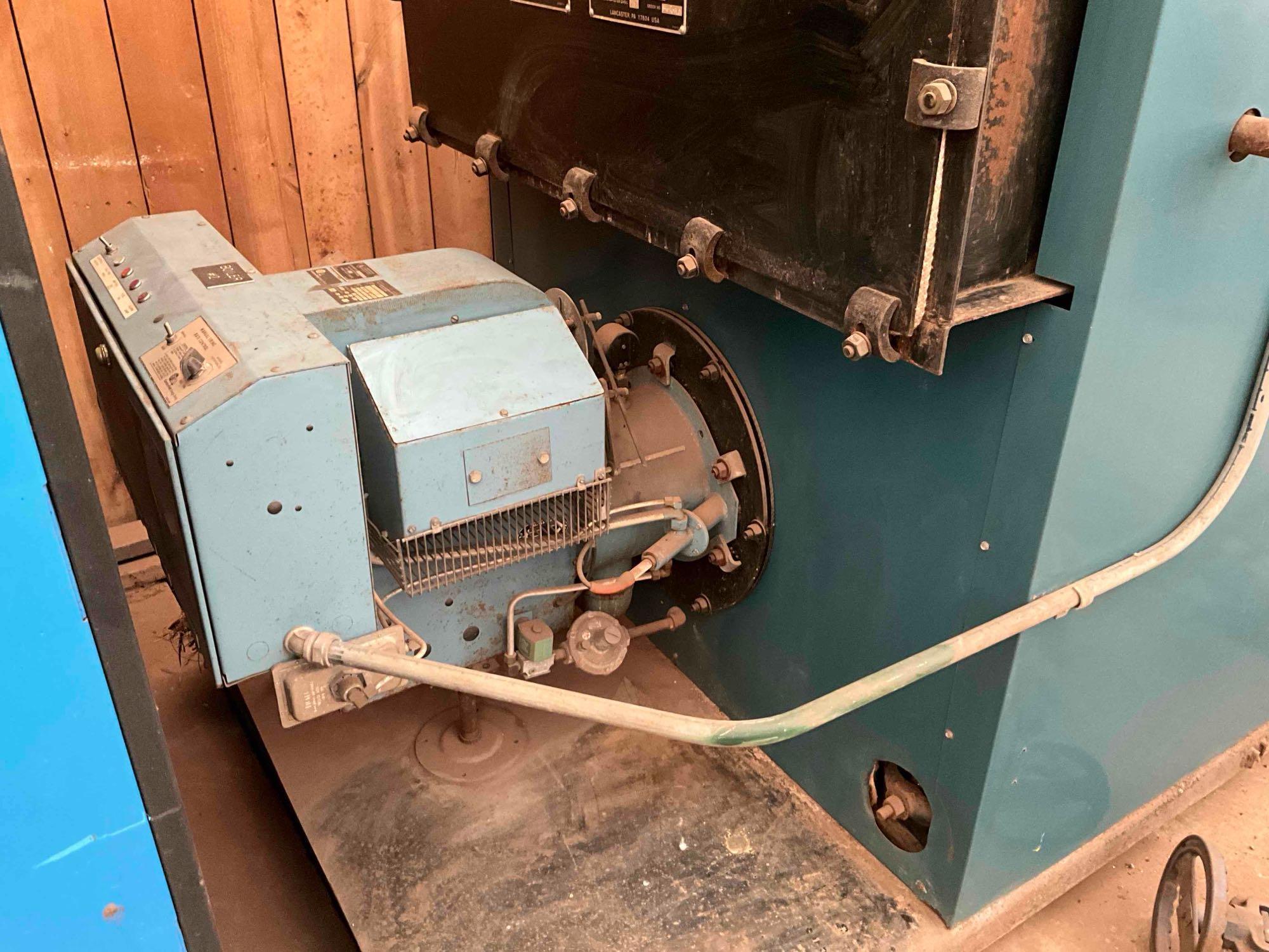 BURNHAM INDUSTRIAL THREE PASS BOILER MODEL 4FL 450A 40 G GP Item ...