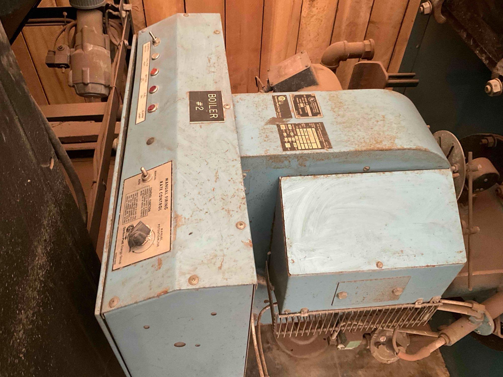 BURNHAM INDUSTRIAL THREE PASS BOILER MODEL 4FL 450A 40 G GP Item ...