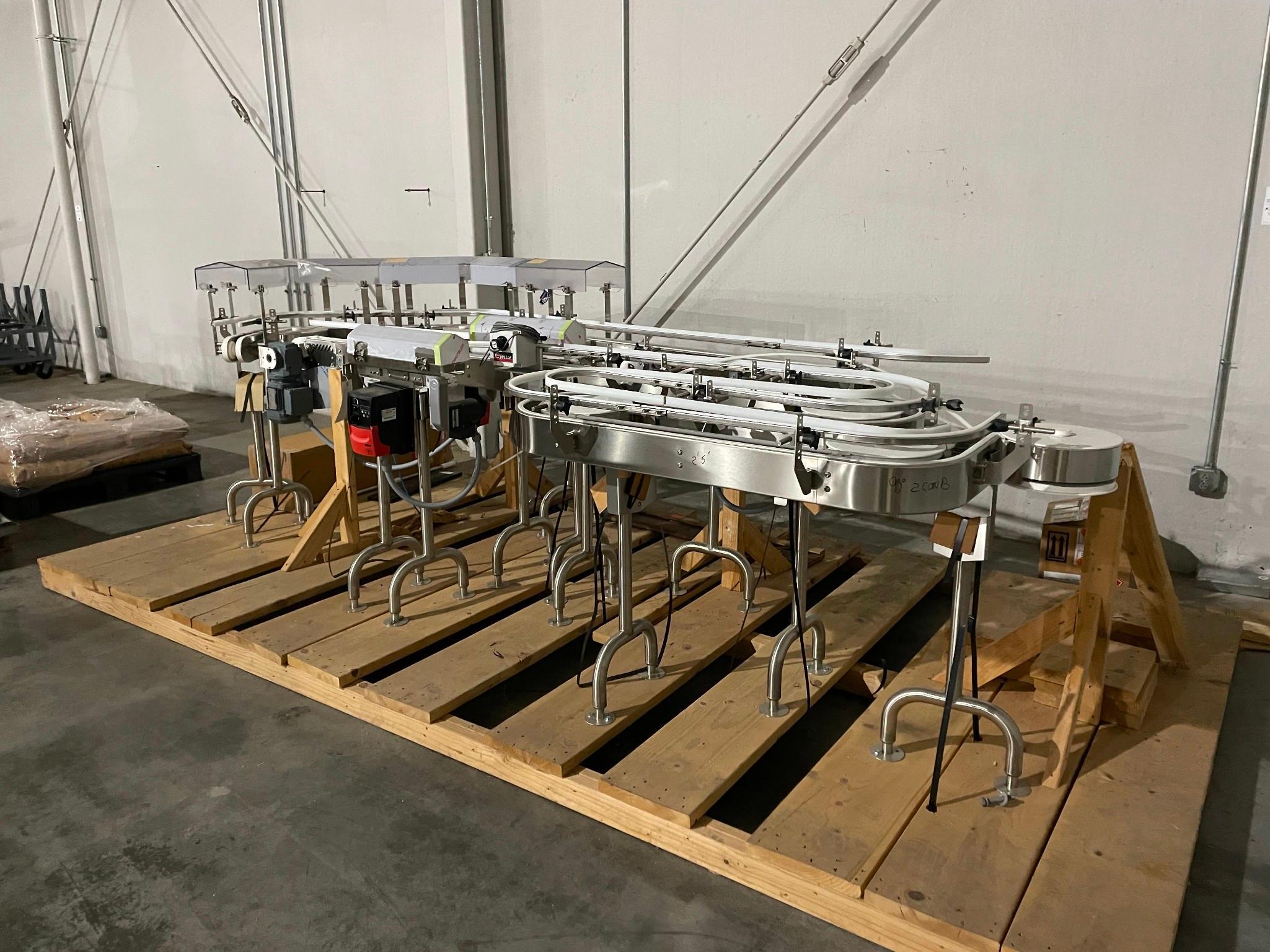 PLASTIC MAT-TOP CONVEYOR WITH (3) SEW DRIVES PLASTIC MAT-TOP CONVEYOR ...