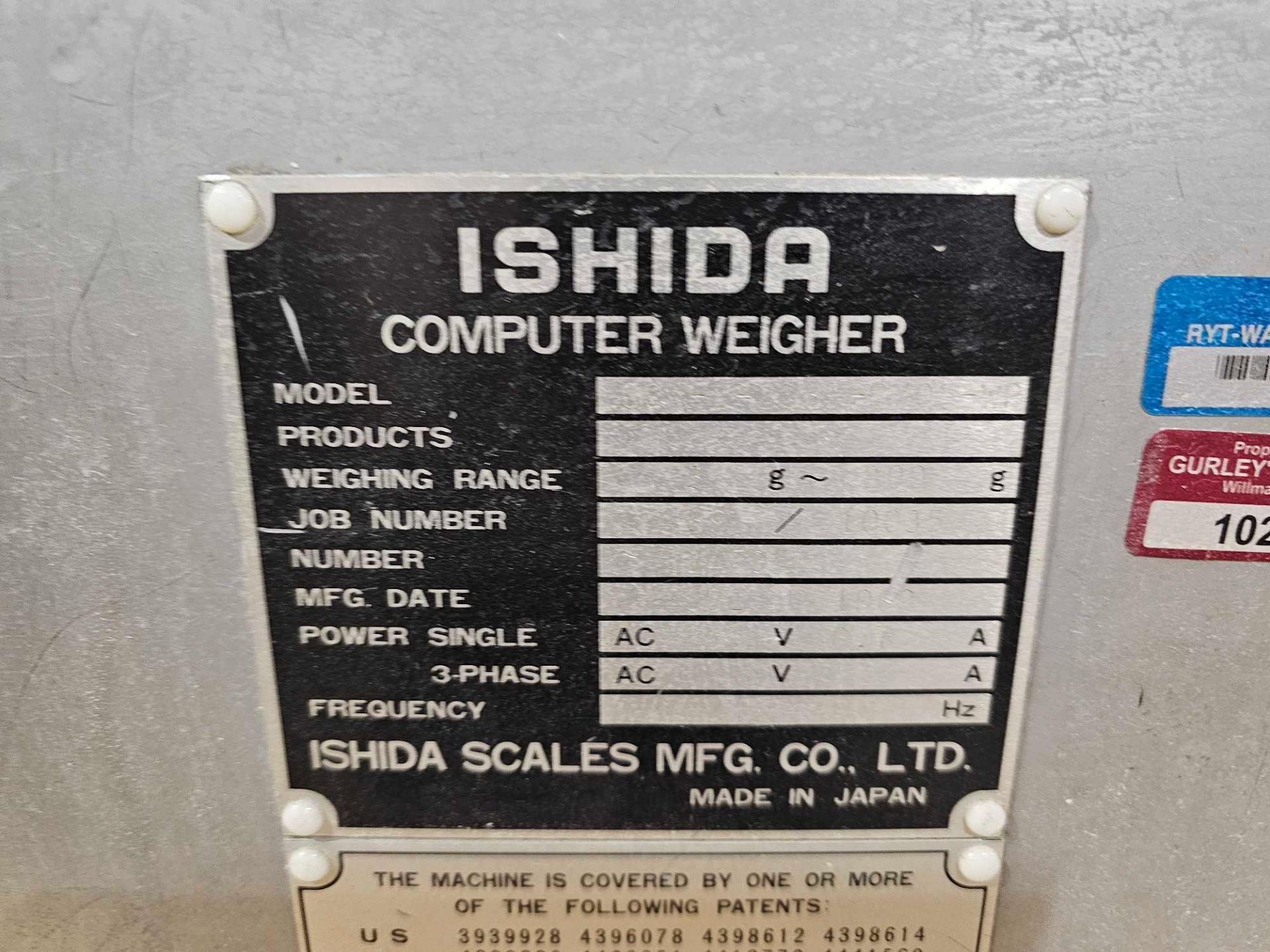 ISHIDA Z-209P-S05-WP, 8 HEAD MULTIHEAD WEIGHER 8 WEIGHING HEADS DIMPLED ...
