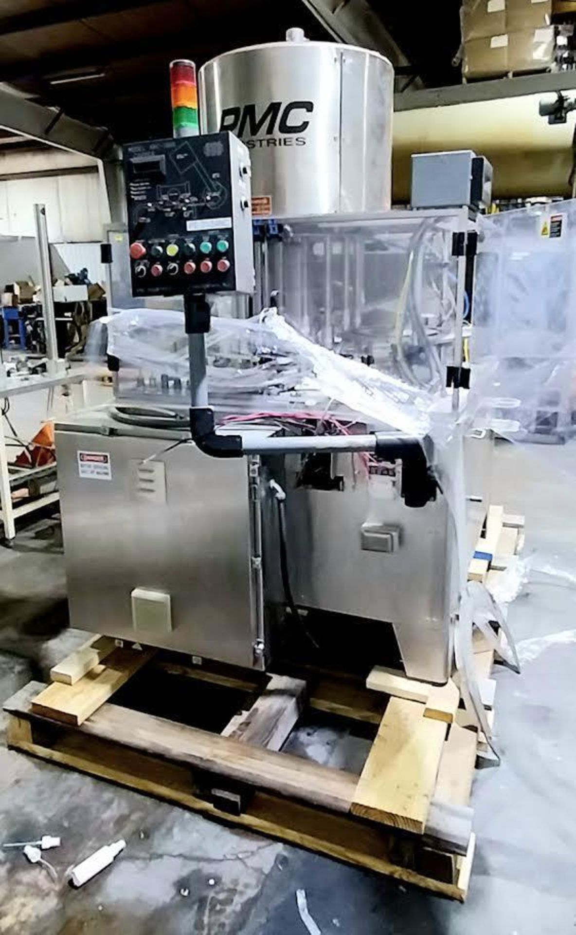 PMC INDUSTRIES MODEL XRC-1800 AUTOMATIC ROTARY PUMP PLACER Item ...