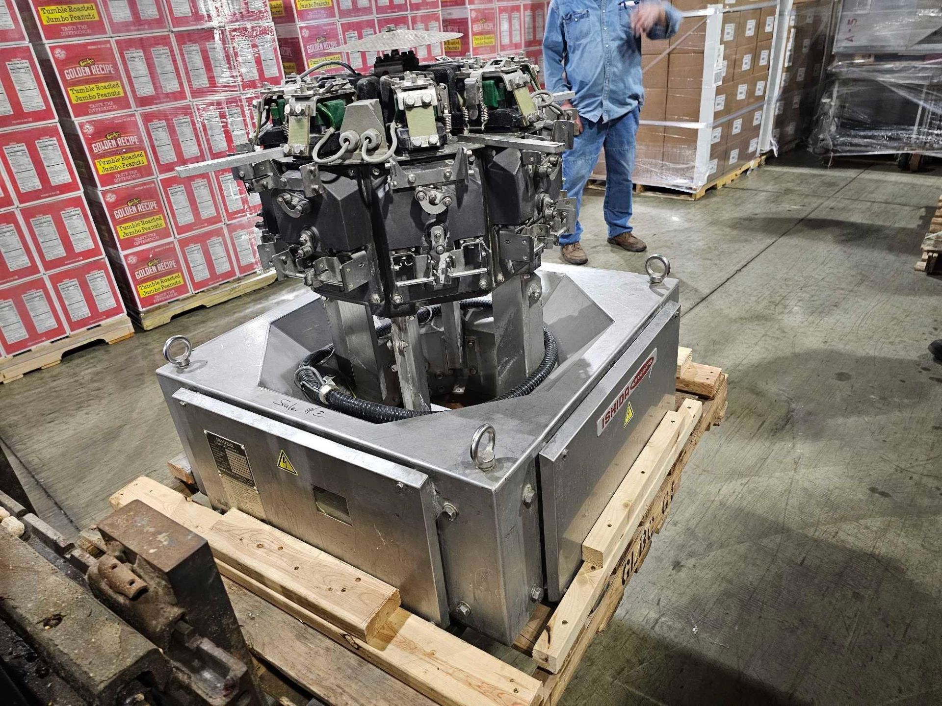 ISHIDA Z-209P-S05-WP MULTI-HEAD WEIGHER 8 HEAD SCALE DIMPLED WEIGH ...