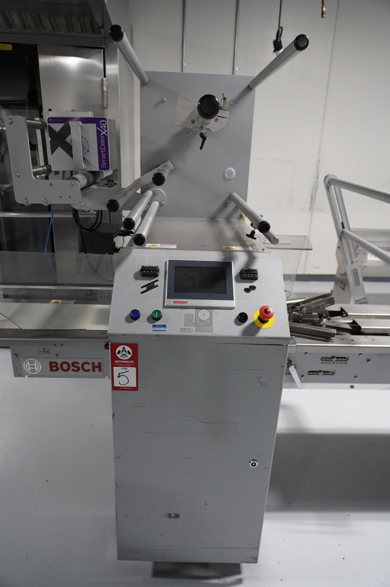 BOSCH PACK 101 WRAPPER FULLY OPERATIONAL AND RECENTLY IN USE, OPERATOR ...