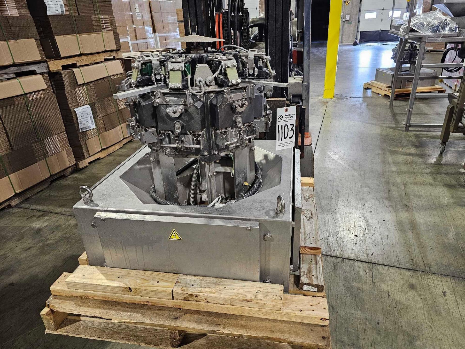 ISHIDA Z-209P-S05-WP MULTI-HEAD WEIGHER 8 HEAD SCALE DIMPLED WEIGH ...