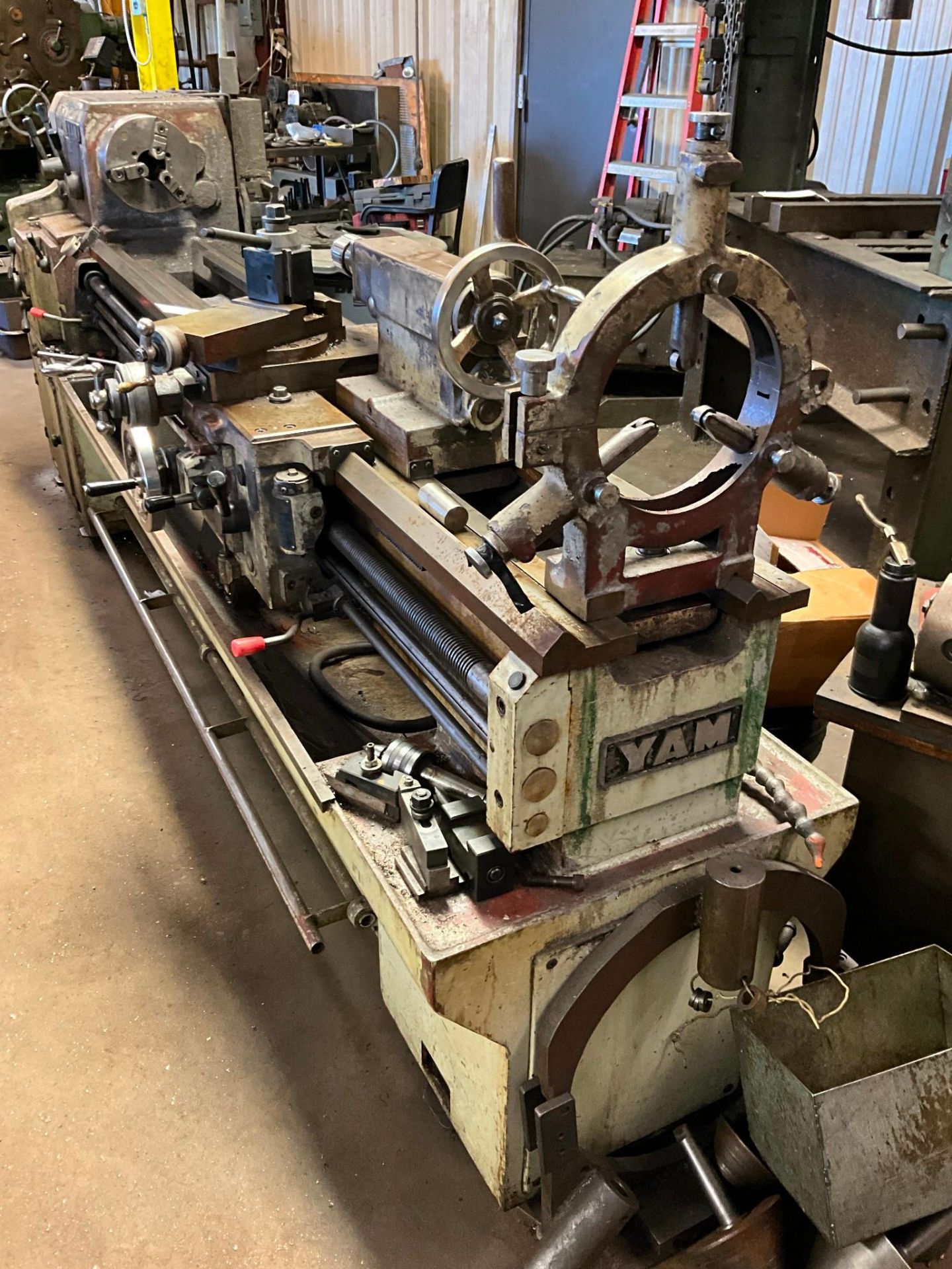YANG IRON WORKS 10" X 96" MODEL YAM-2000 ENGINE LATHE Item Location ...