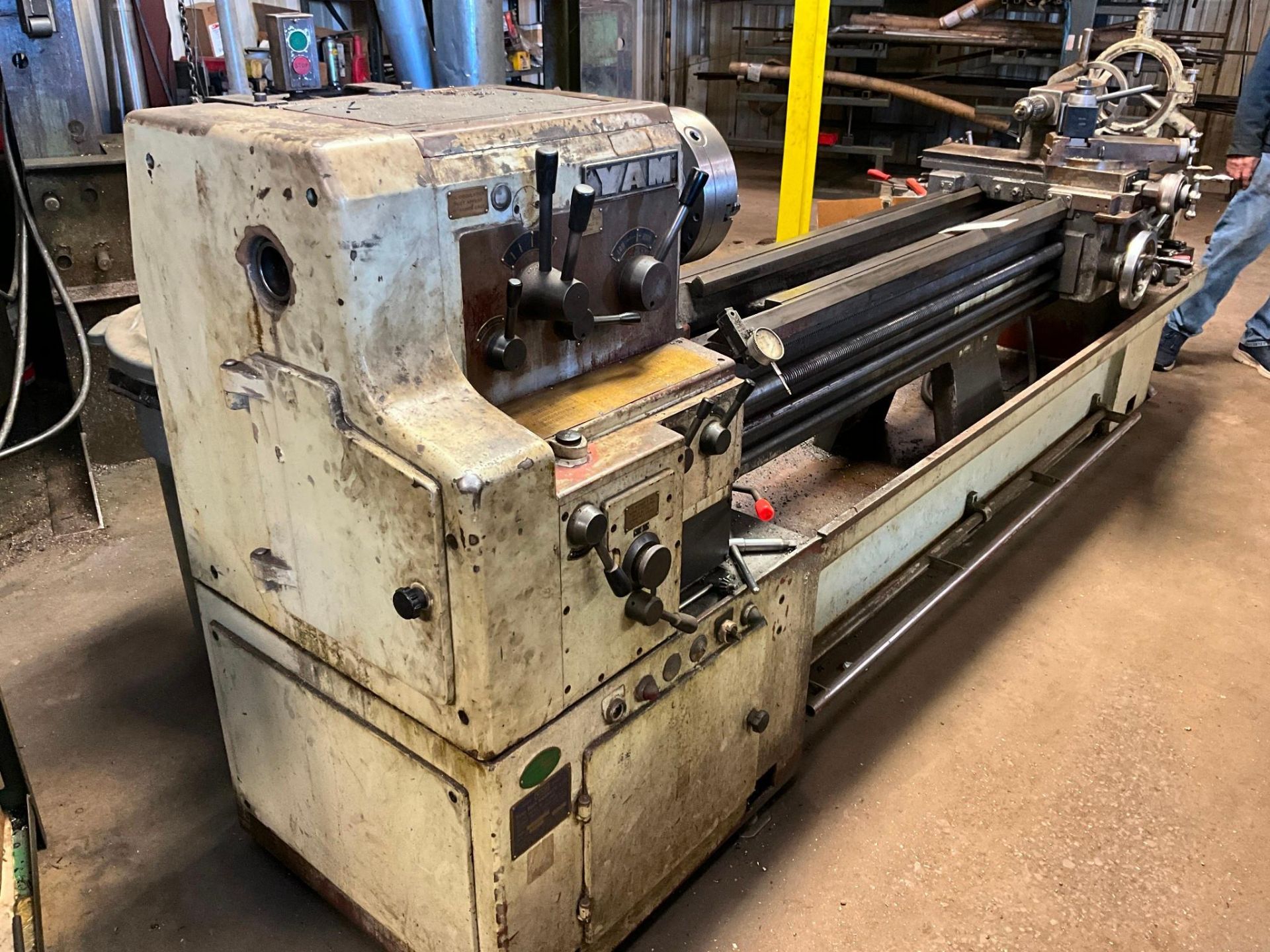 YANG IRON WORKS 10" X 96" MODEL YAM-2000 ENGINE LATHE Item Location ...