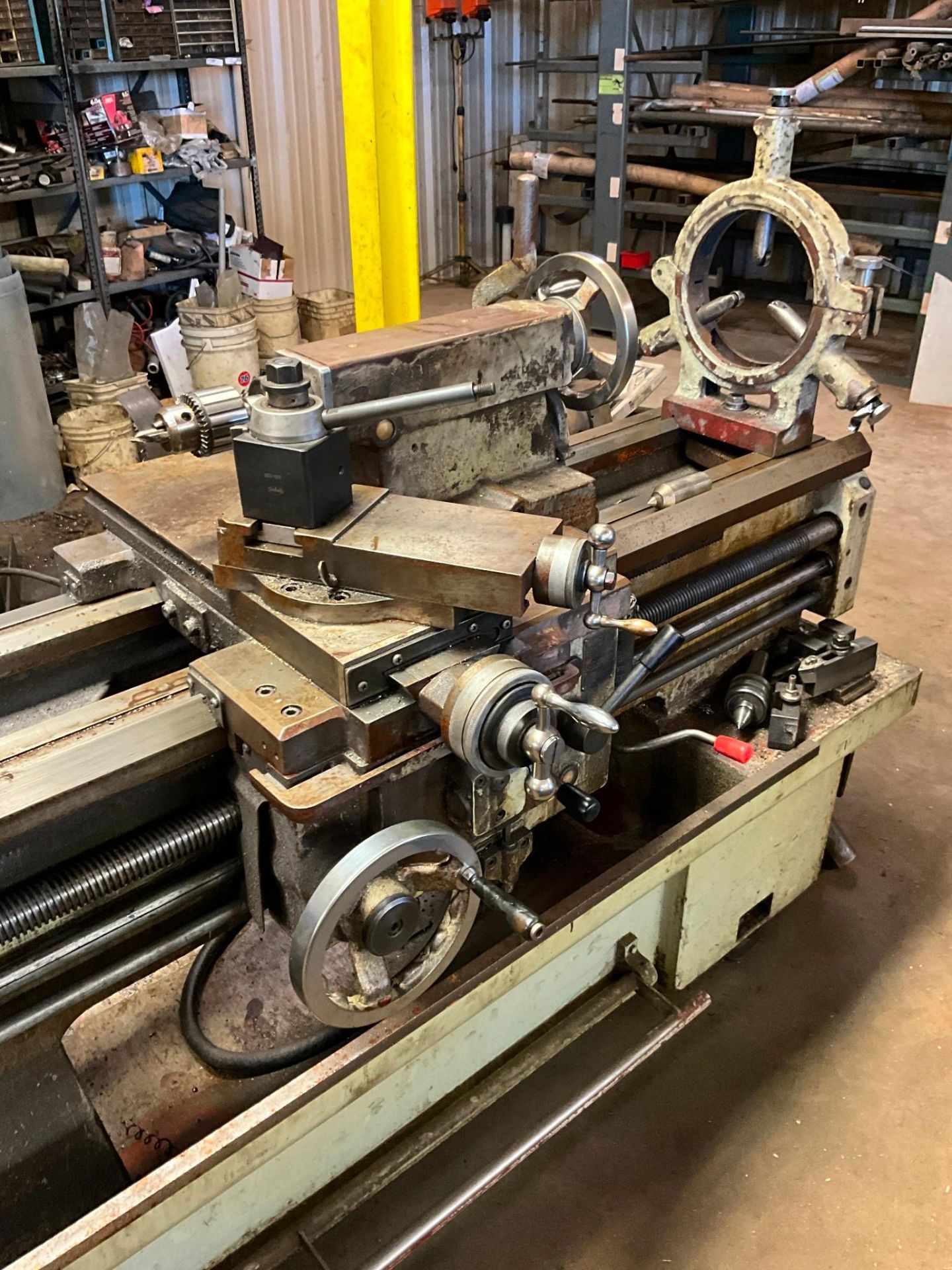 YANG IRON WORKS 10" X 96" MODEL YAM-2000 ENGINE LATHE Item Location ...