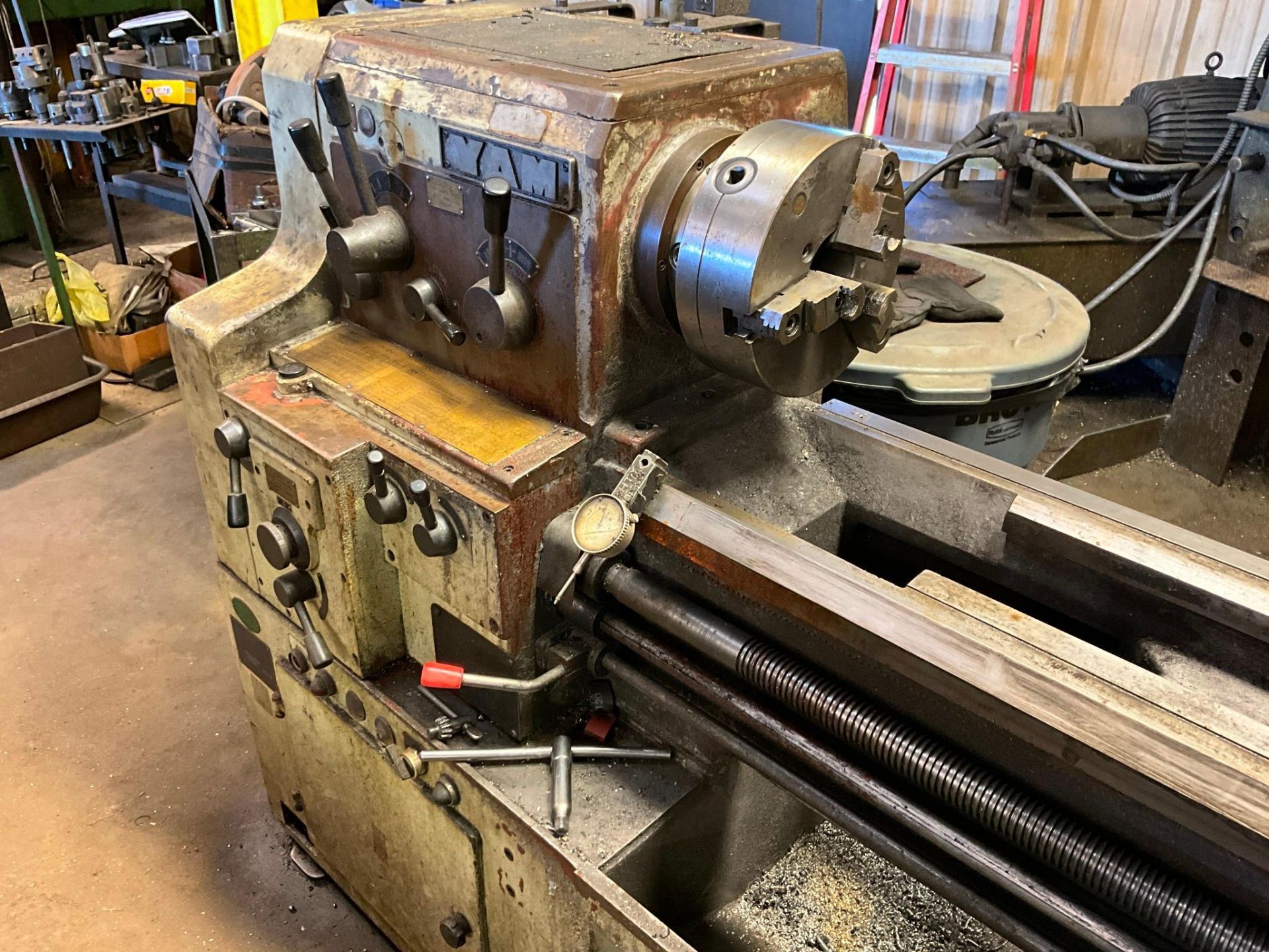 YANG IRON WORKS 10" X 96" MODEL YAM-2000 ENGINE LATHE Item Location ...
