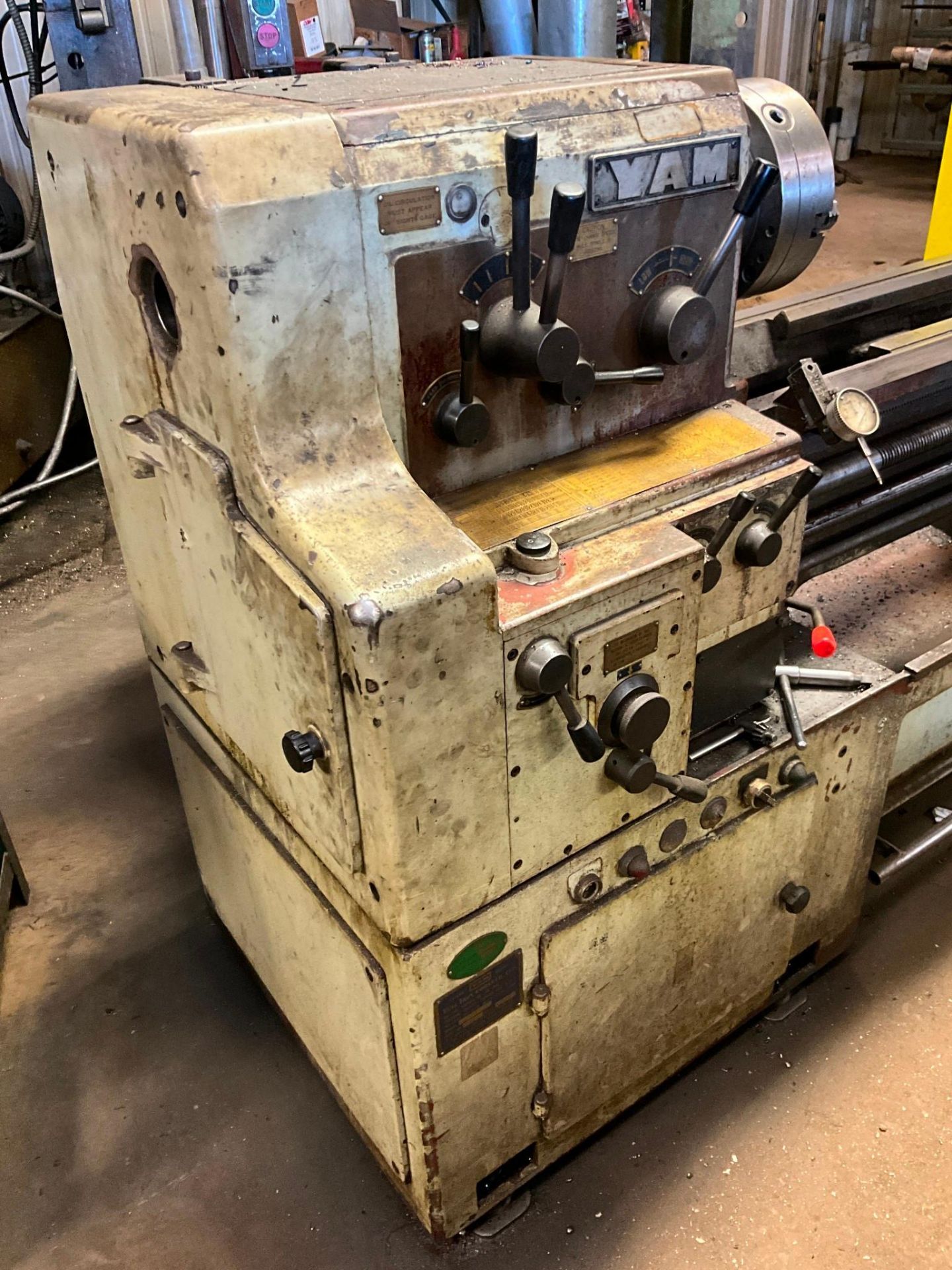 YANG IRON WORKS 10" X 96" MODEL YAM-2000 ENGINE LATHE Item Location ...