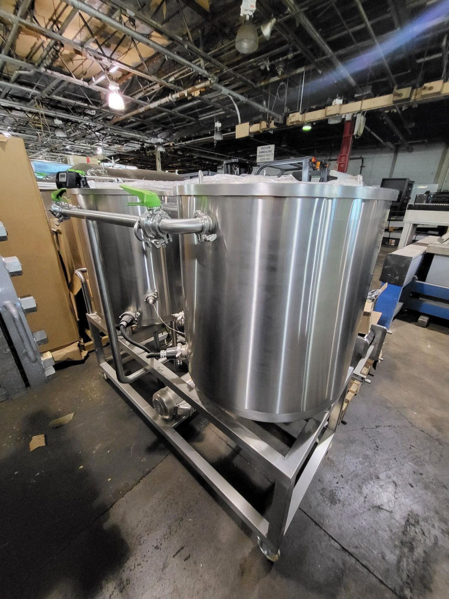 ALPHA BREWING 700L STAINLESS STEEL C.I.P SYSTEMCIP TANKS: INDIVIDUALLY ...