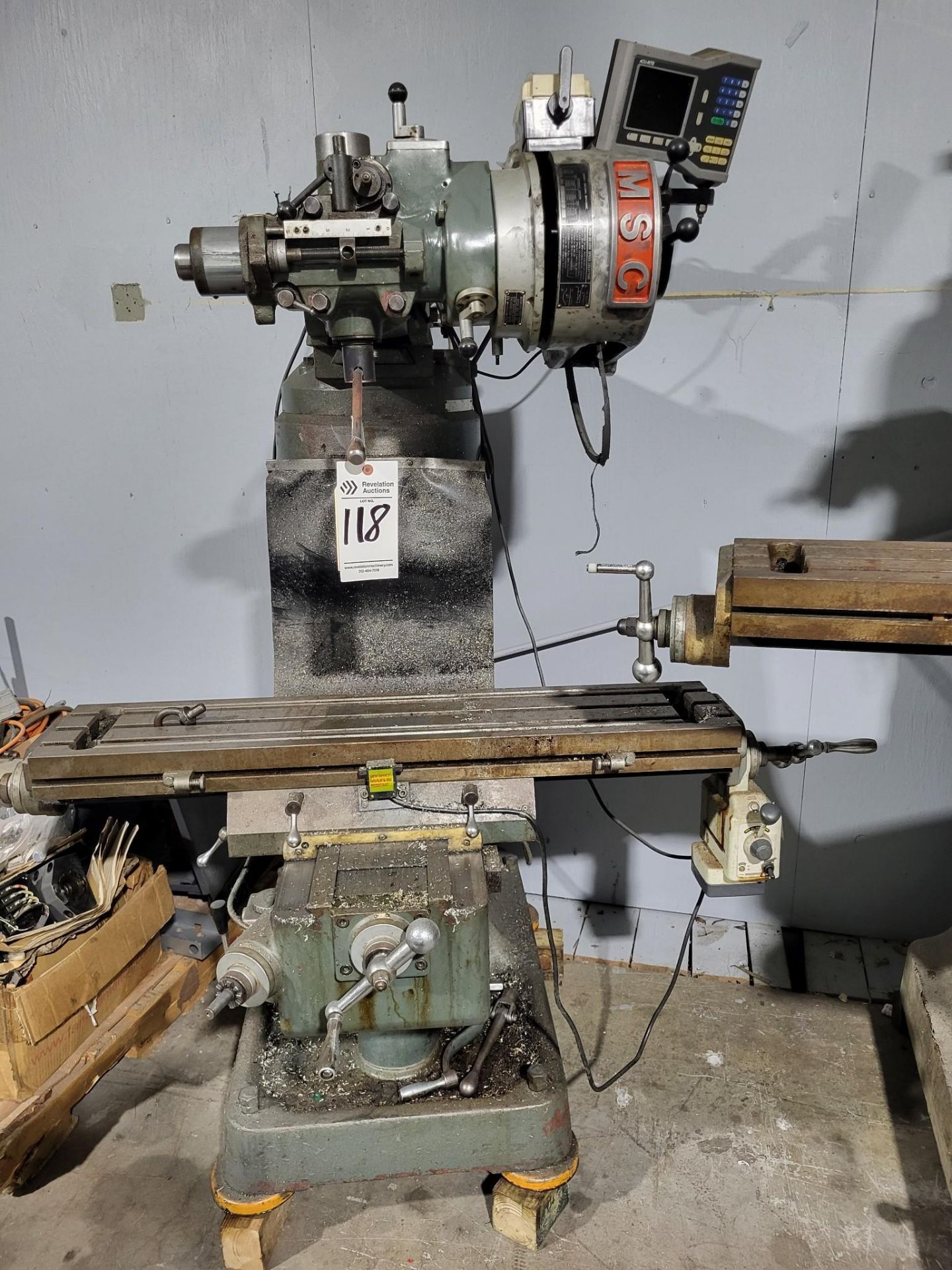 MSC VERTICAL MILLING MACHINE Item Location - Inverness, FL NO OUT OF ...