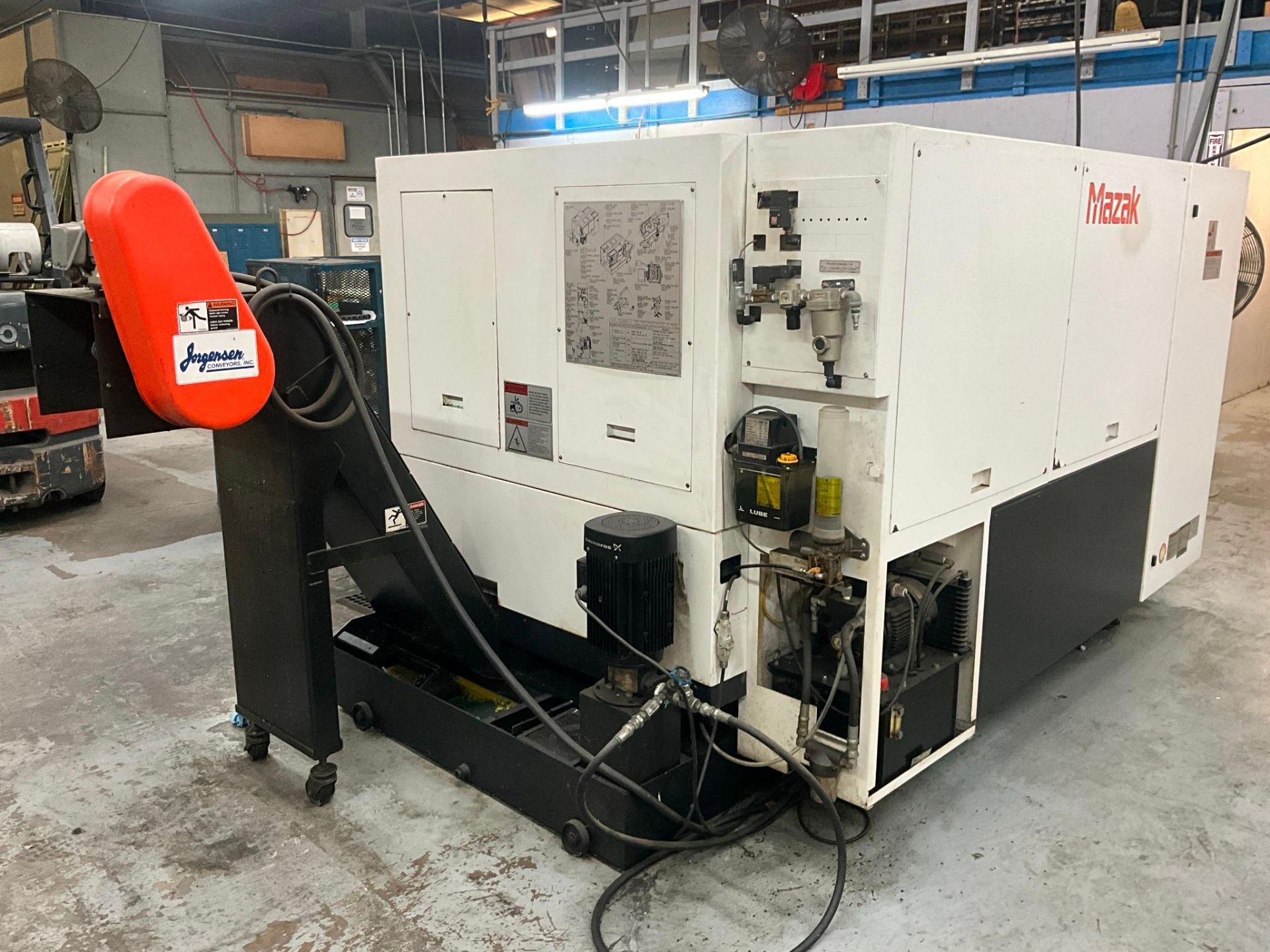 MAZAK QTS-250 LATHE W/ MAZATROL SMART CONTROL, 2011 S/N: 227807 DATE ...