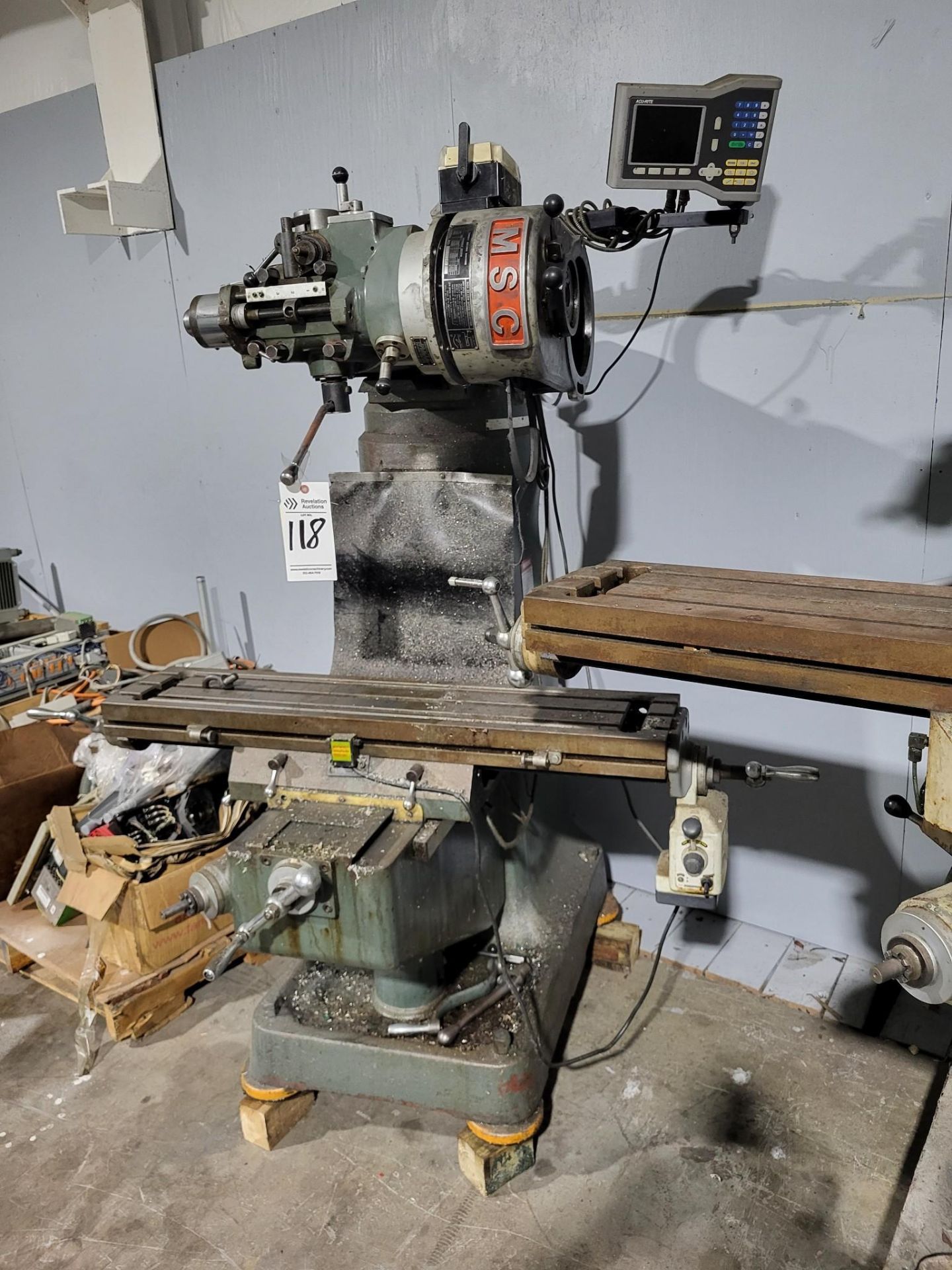 MSC VERTICAL MILLING MACHINE Item Location - Inverness, FL NO OUT OF ...