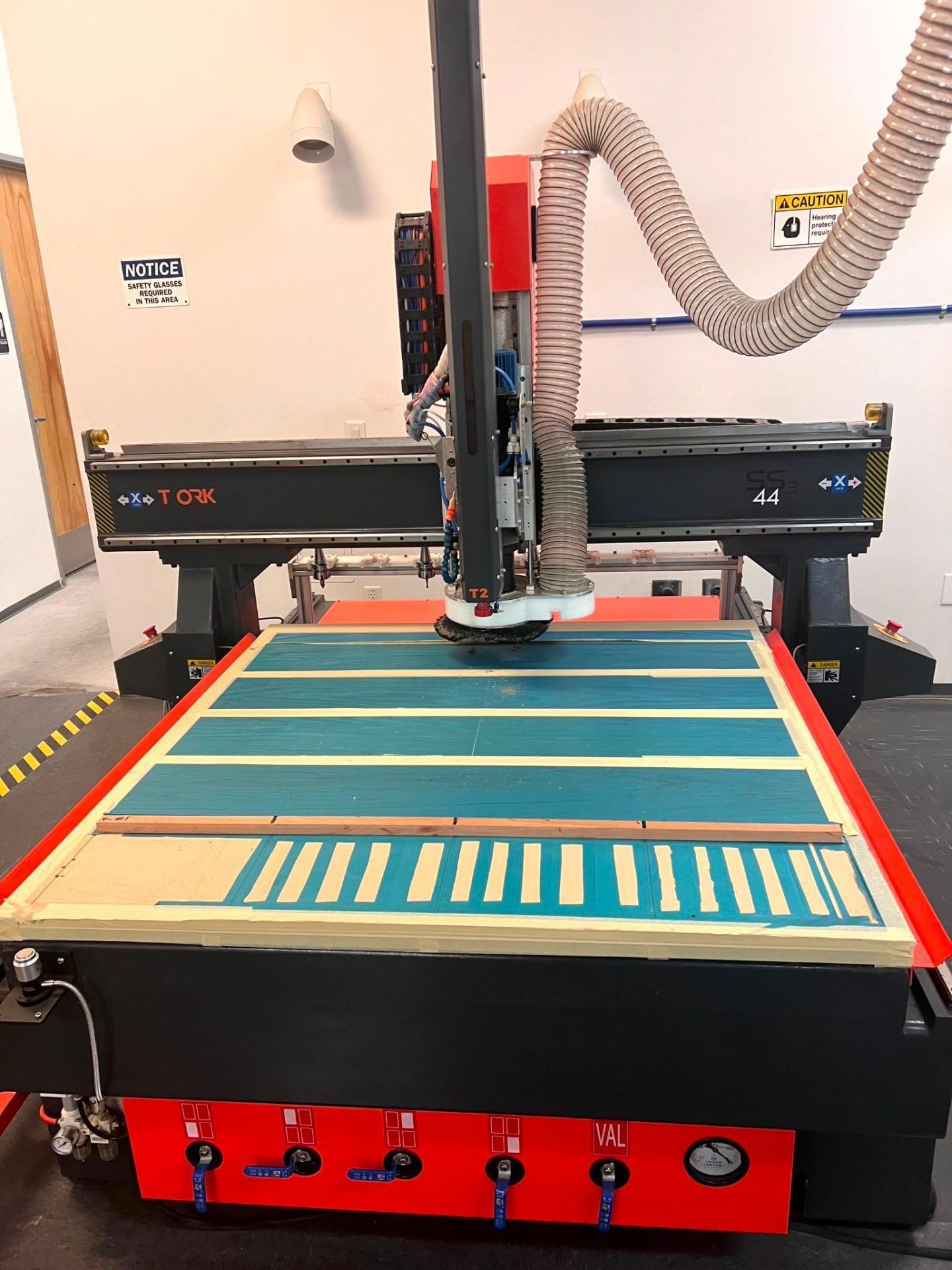 2022 TORK SS3 44 4'X4' CNC ROUTER WITH CO2 LASER (8 TOOL ATC, VACUUM ...