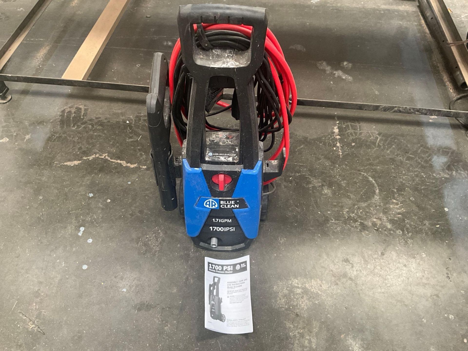 BLUE CLEAN 1700 PSI ELECTRIC PRESSURE WASHER IN STATE MANUFACTURING ...