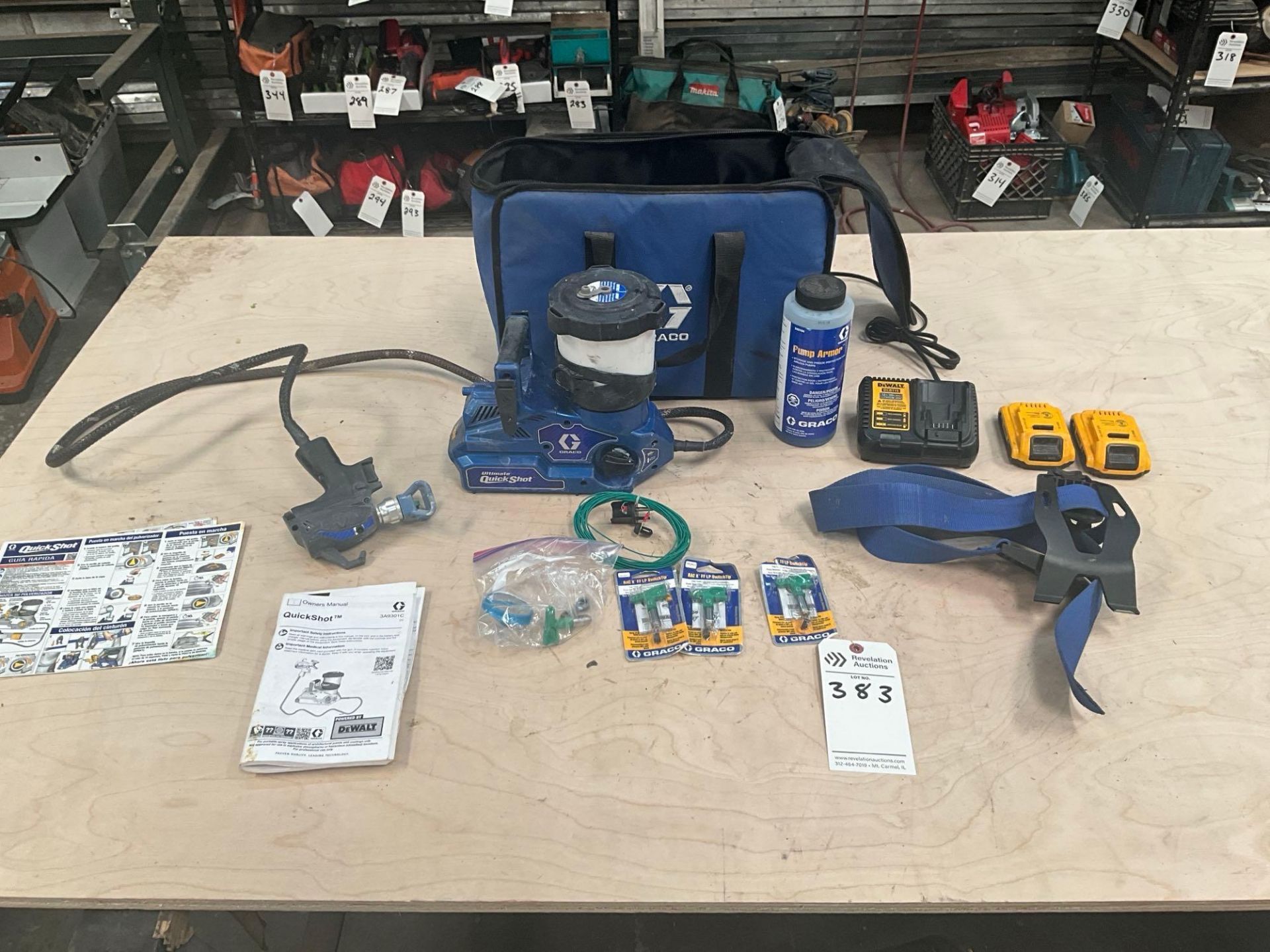 GRACO ULTRA QUICKSHOT AIRLESS PAINT SPRAYER MODEL 826308 IN STATE ...