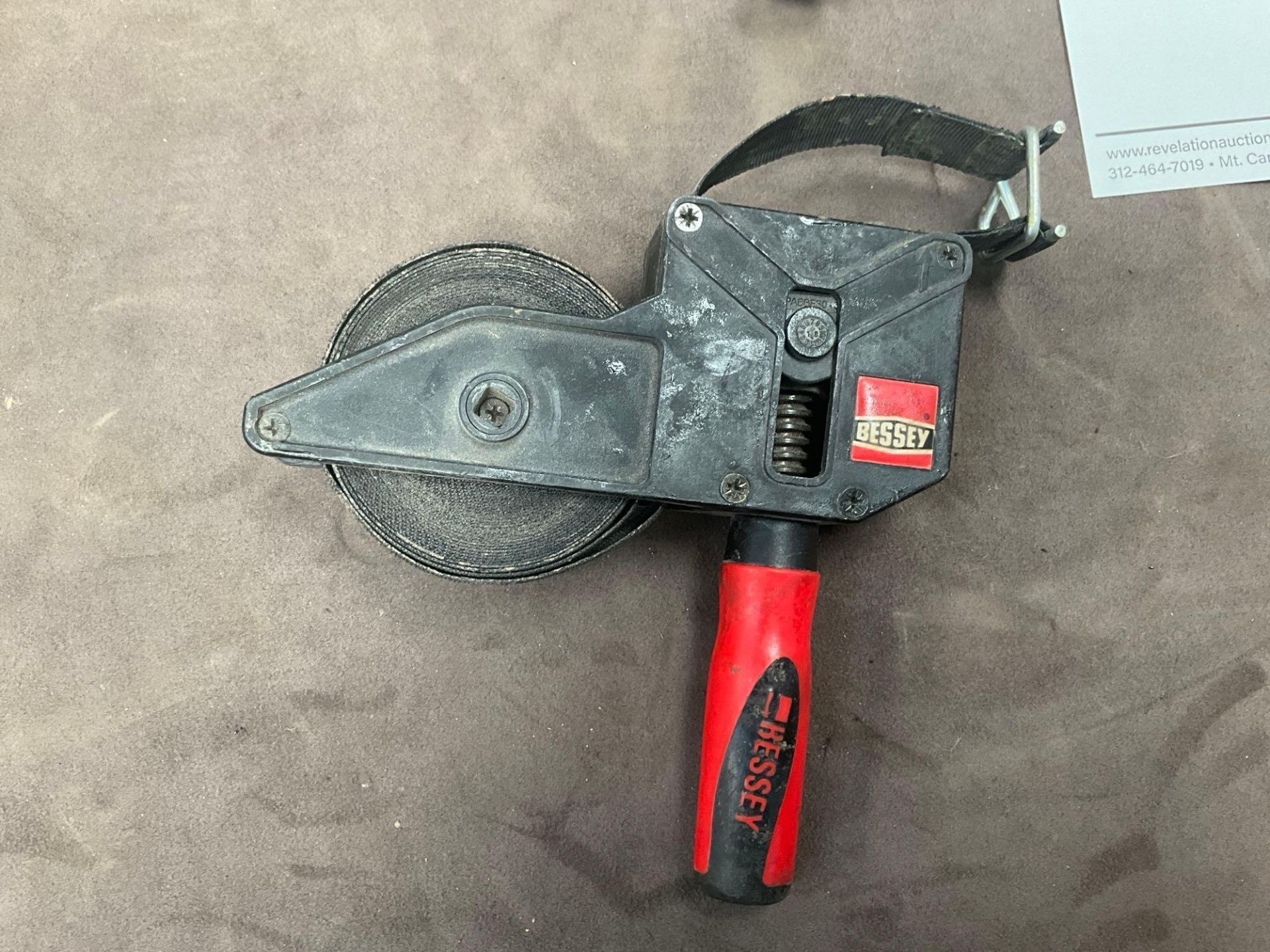 BESSEY TOOLS VAS-23 2K VARIABLE ANGLE STRAP CLAMP WITH 4 CLIPS IN STATE ...