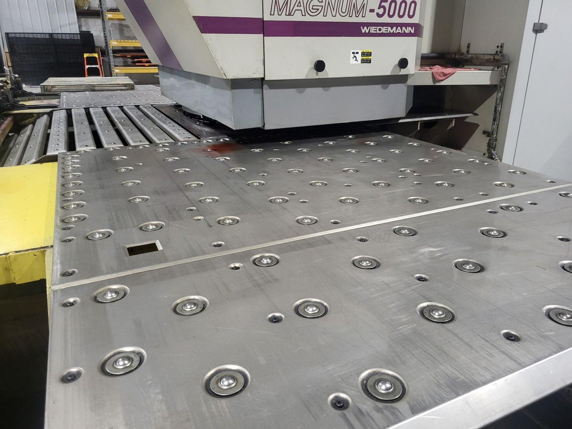 45 TON WIEDEMANN MAGNUM 5000 CNC TURRET PUNCH WITH PLASMA, 1992 ...