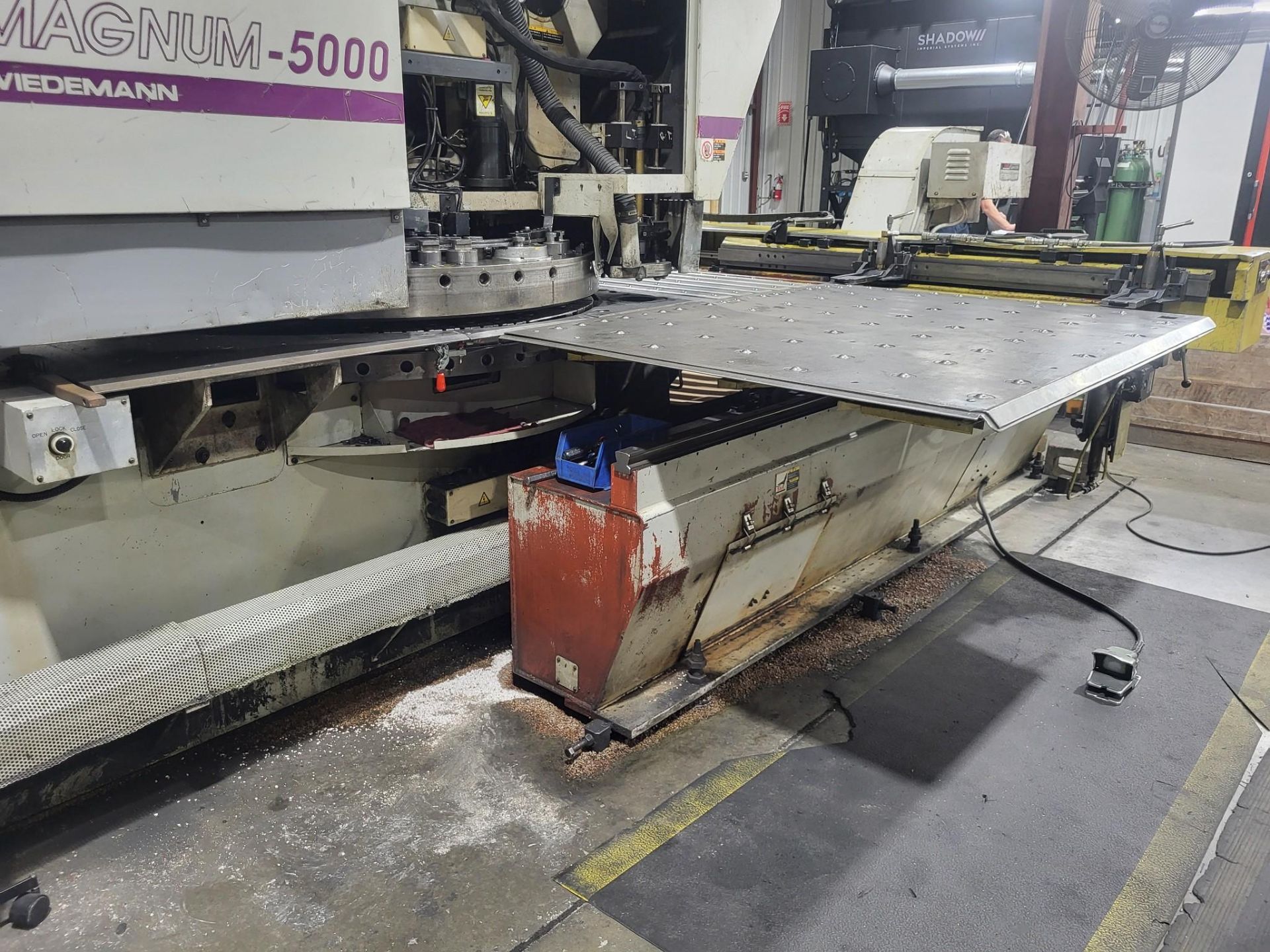 45 TON WIEDEMANN MAGNUM 5000 CNC TURRET PUNCH WITH PLASMA, 1992 ...