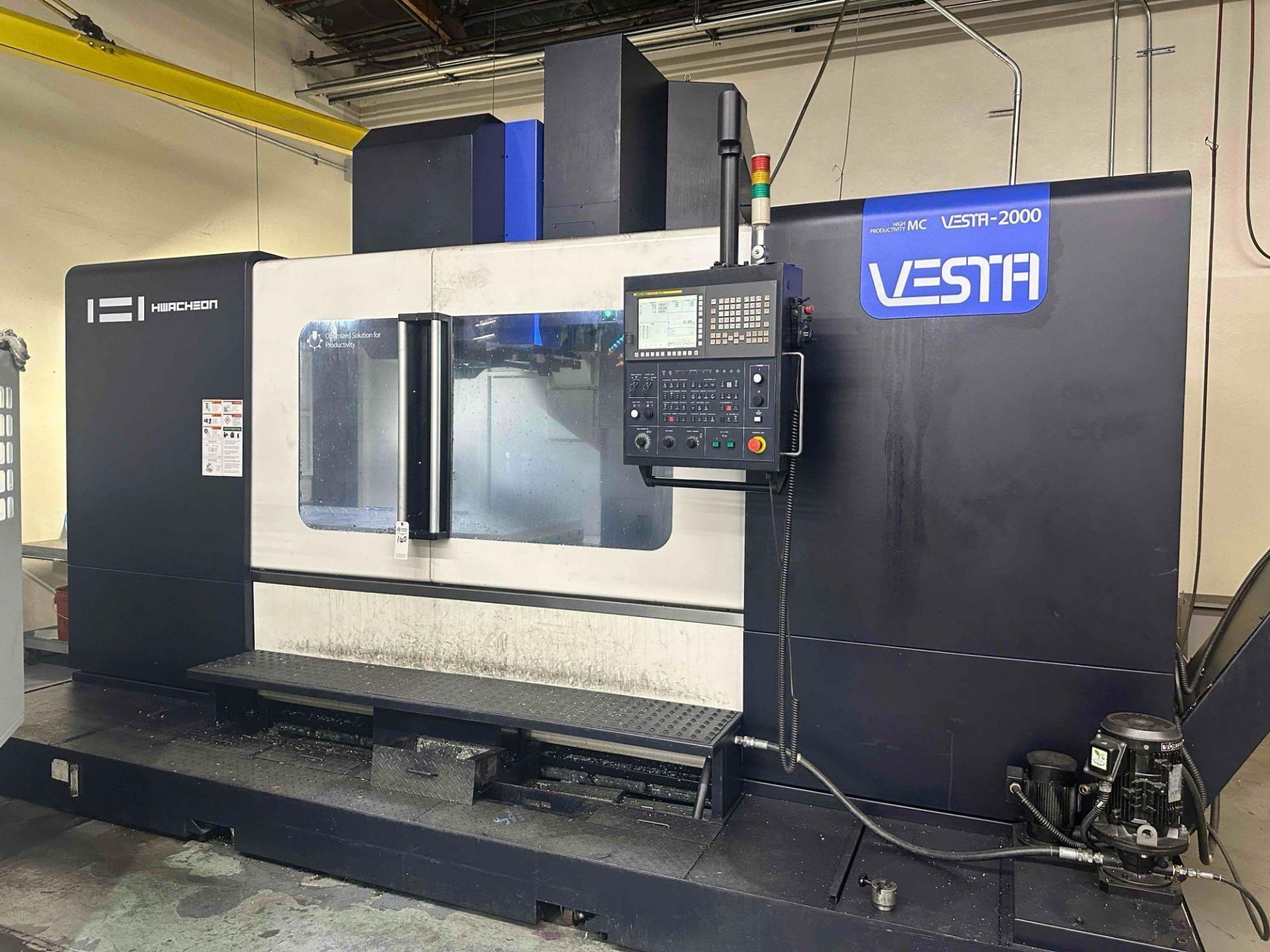 2017 HWACHEON VESTA-2000 VERTICAL MACHINING CENTER, VMC SN: M296364H3NB ...