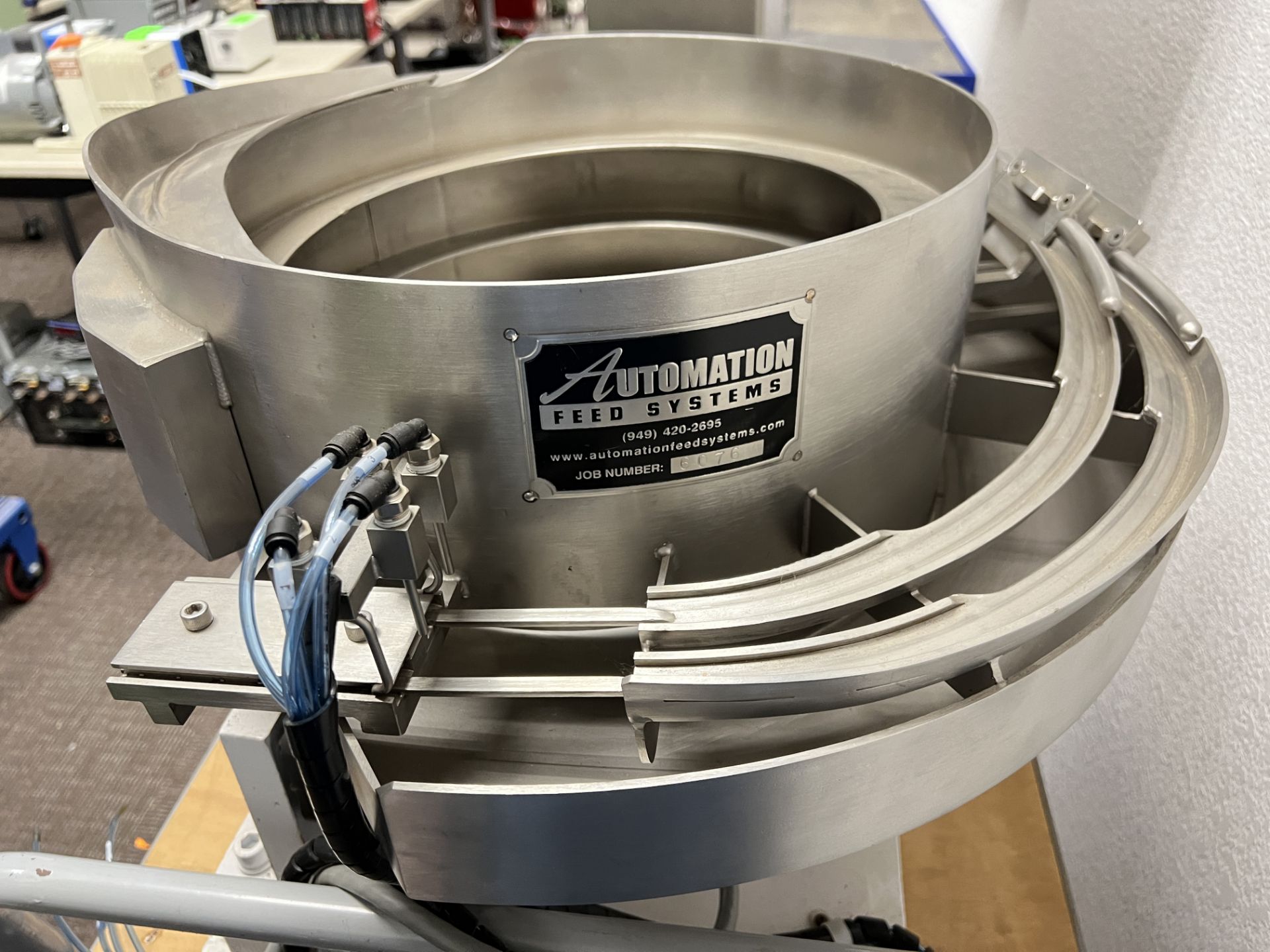 Automation Feed System cap feeder /scrambler, Vibratory, stainless, job ...