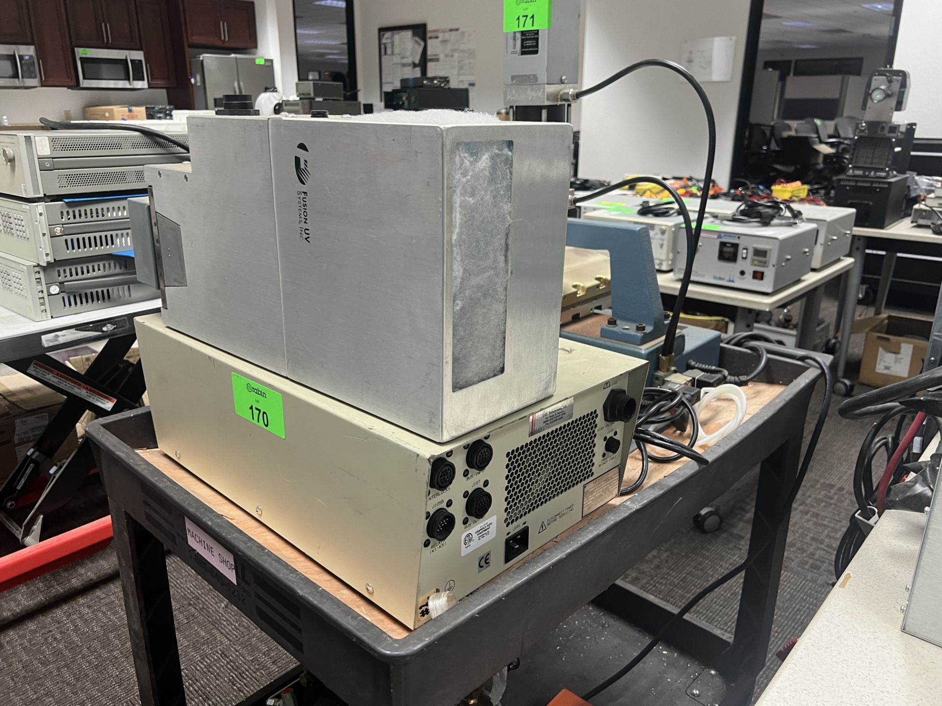 Fusion UV System Inc light curing system, model 1300MB, p/n 550503, s/n ...