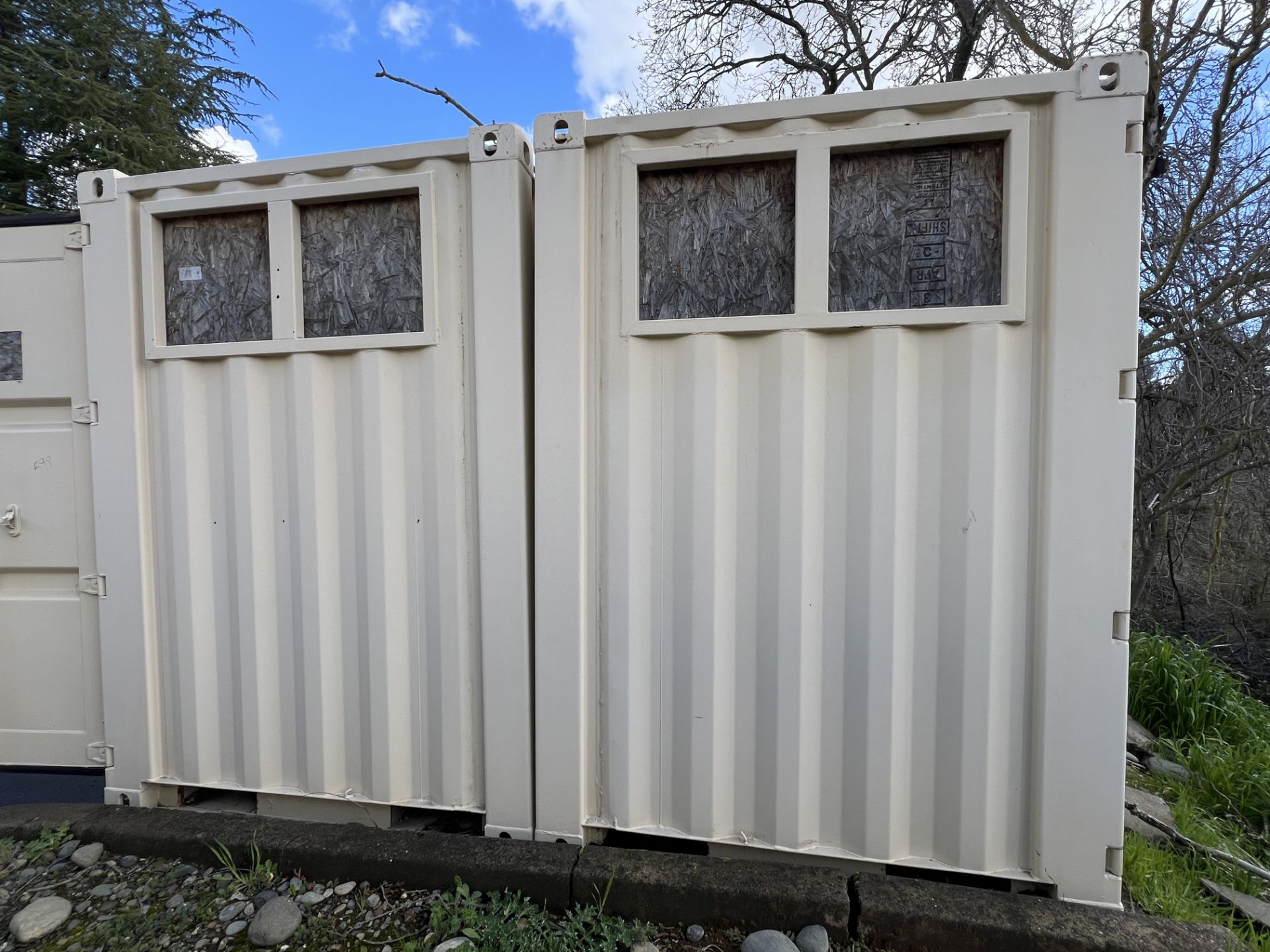 CONEX, Approx 8' x 5' x 8' approx only, with provision for window ...