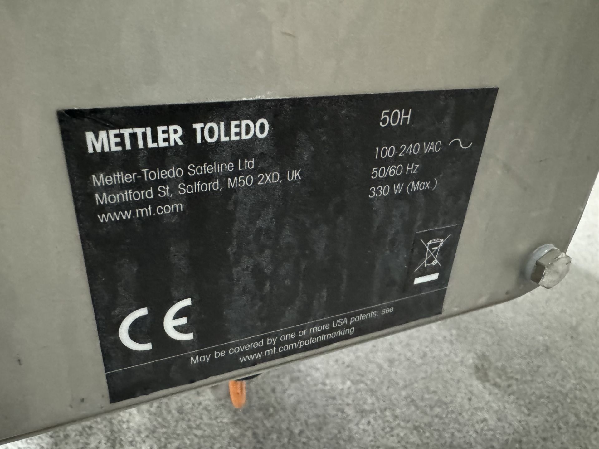 Mettler Toledo metal detector, mod SL1500, s/n 145660, single lane 12 ...