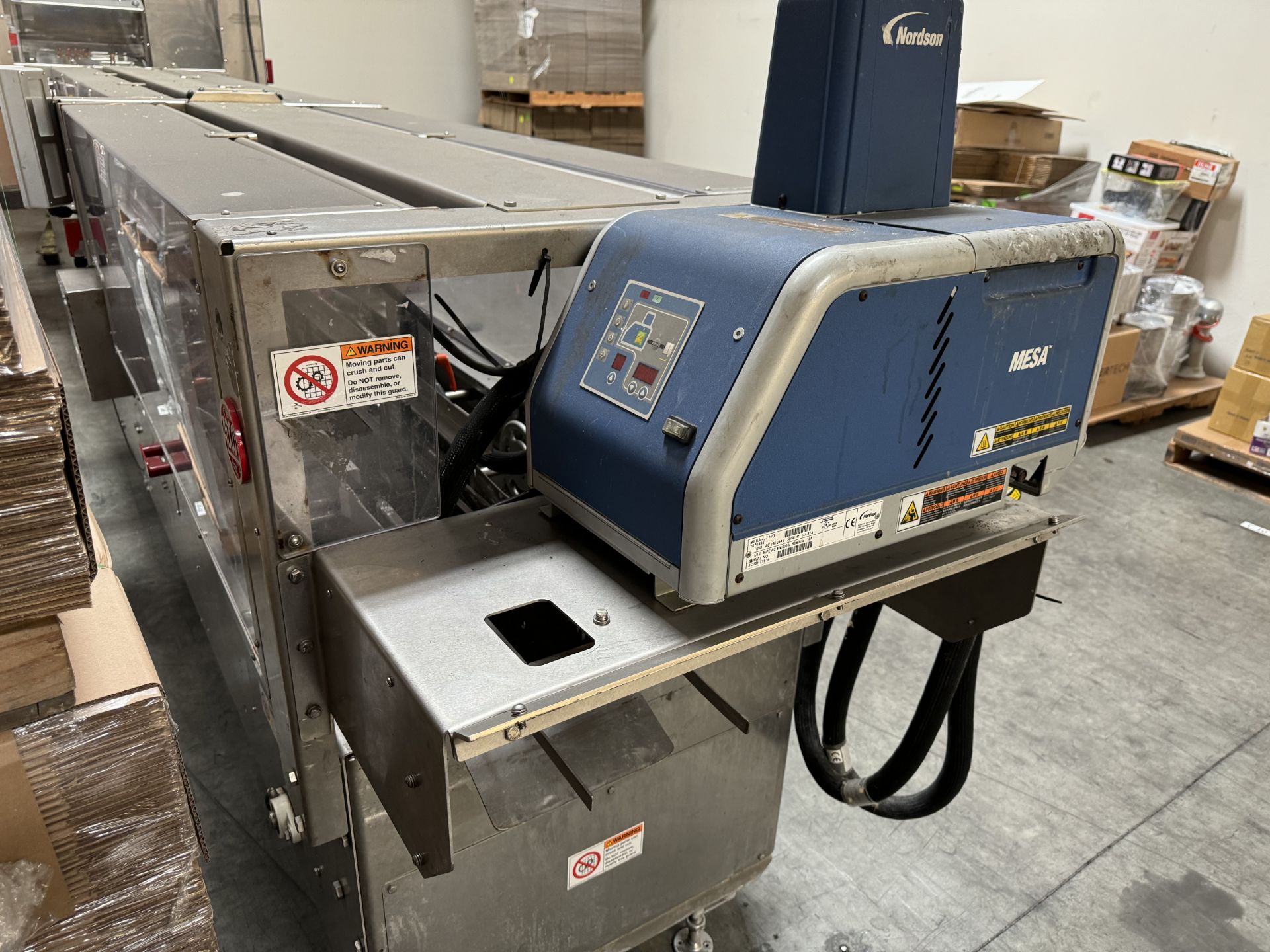 ADCO Manufacturing hand load cartoner, mod 15D105-RH-SS, s/n 5871HG, w ...
