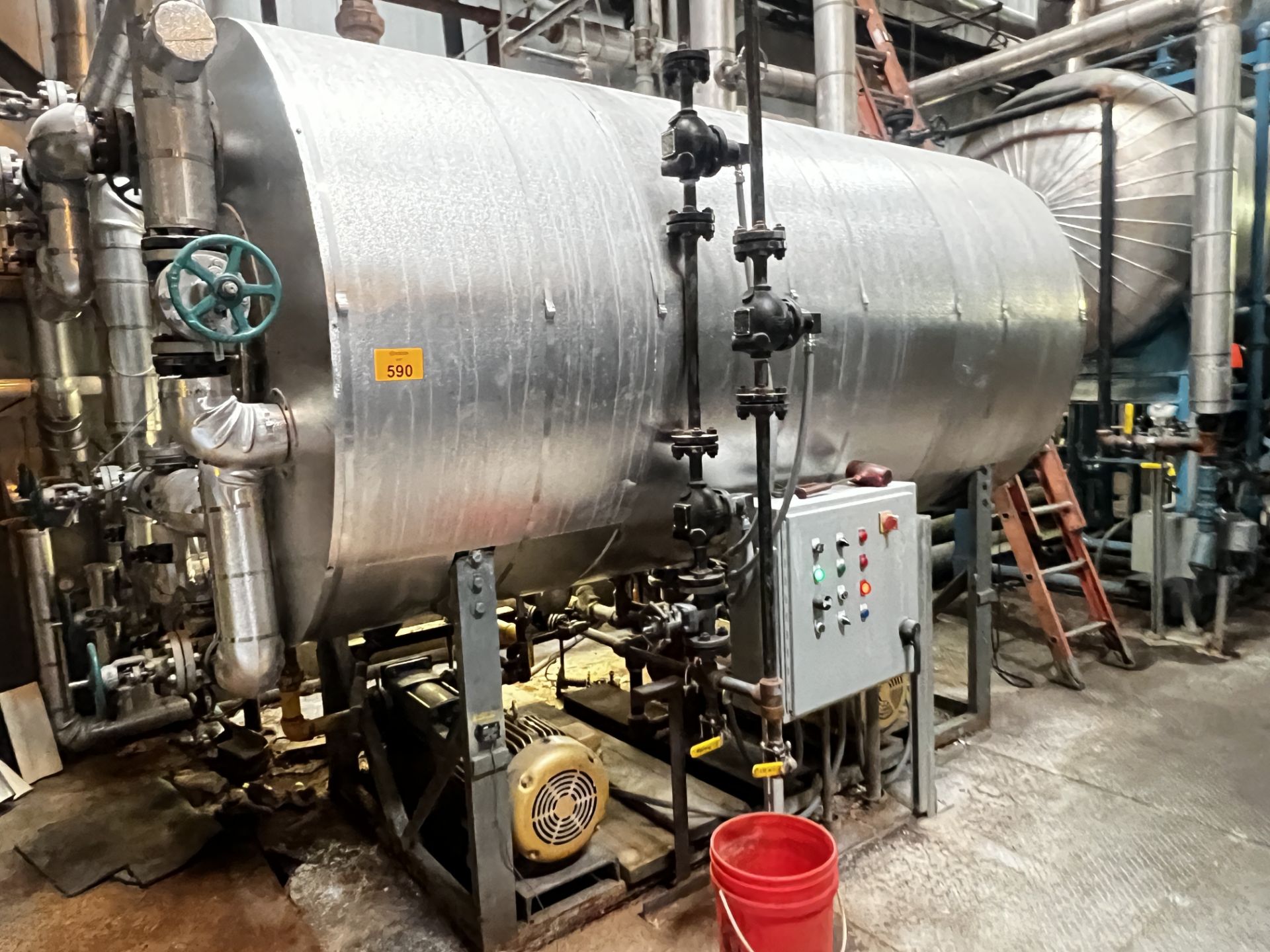 Surge tank and Industrial Steam deaerator unit, with associated ...
