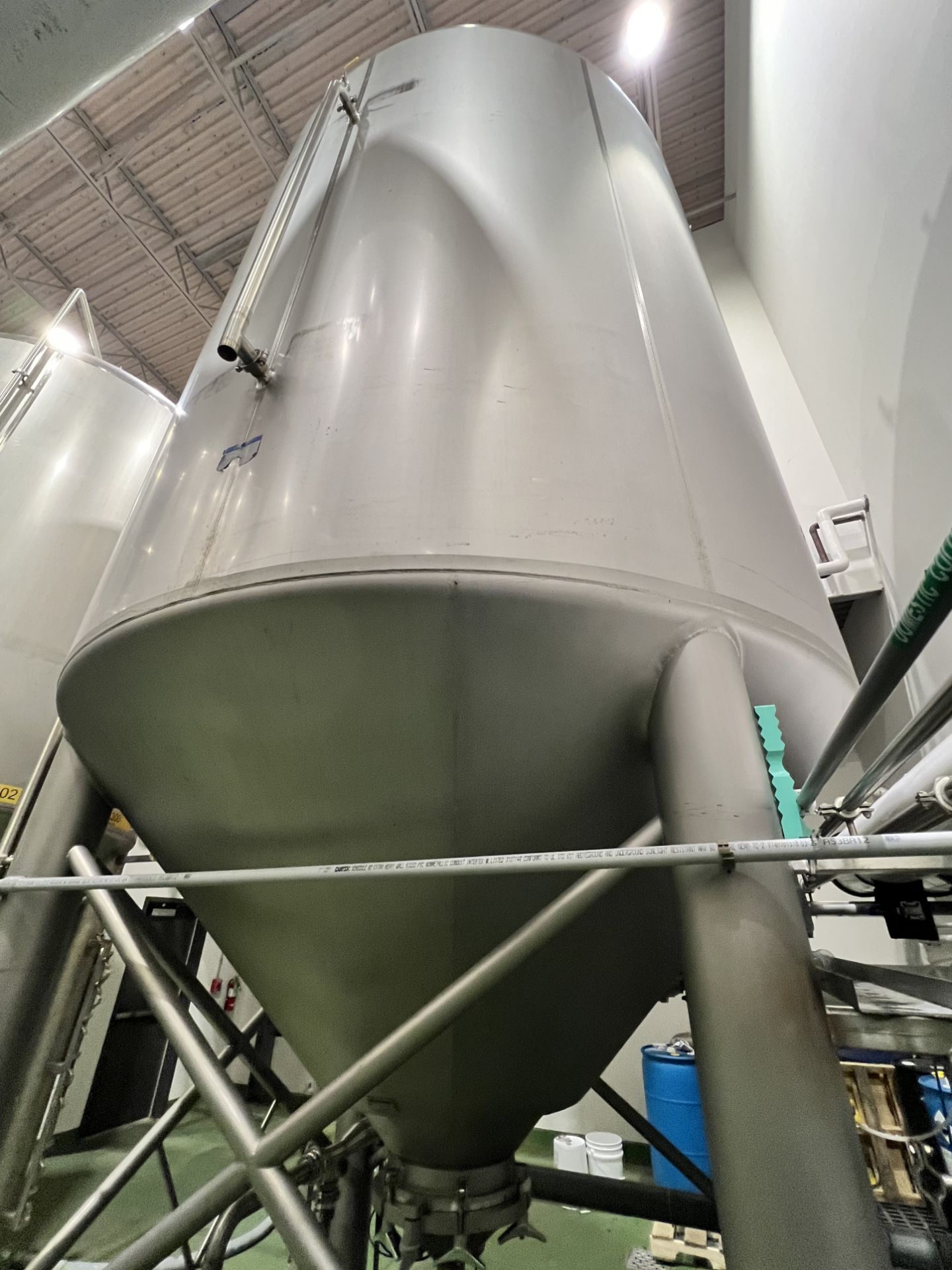 Mueller 8300 Gallon Stainless Steel Jacketed Fermenter, model F, s/n ...