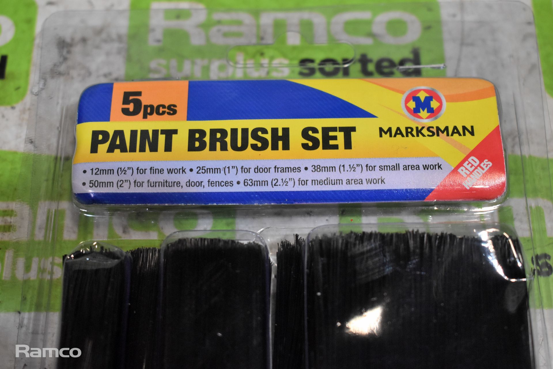 48x Marksman 5-piece paint brush sets - 64000C