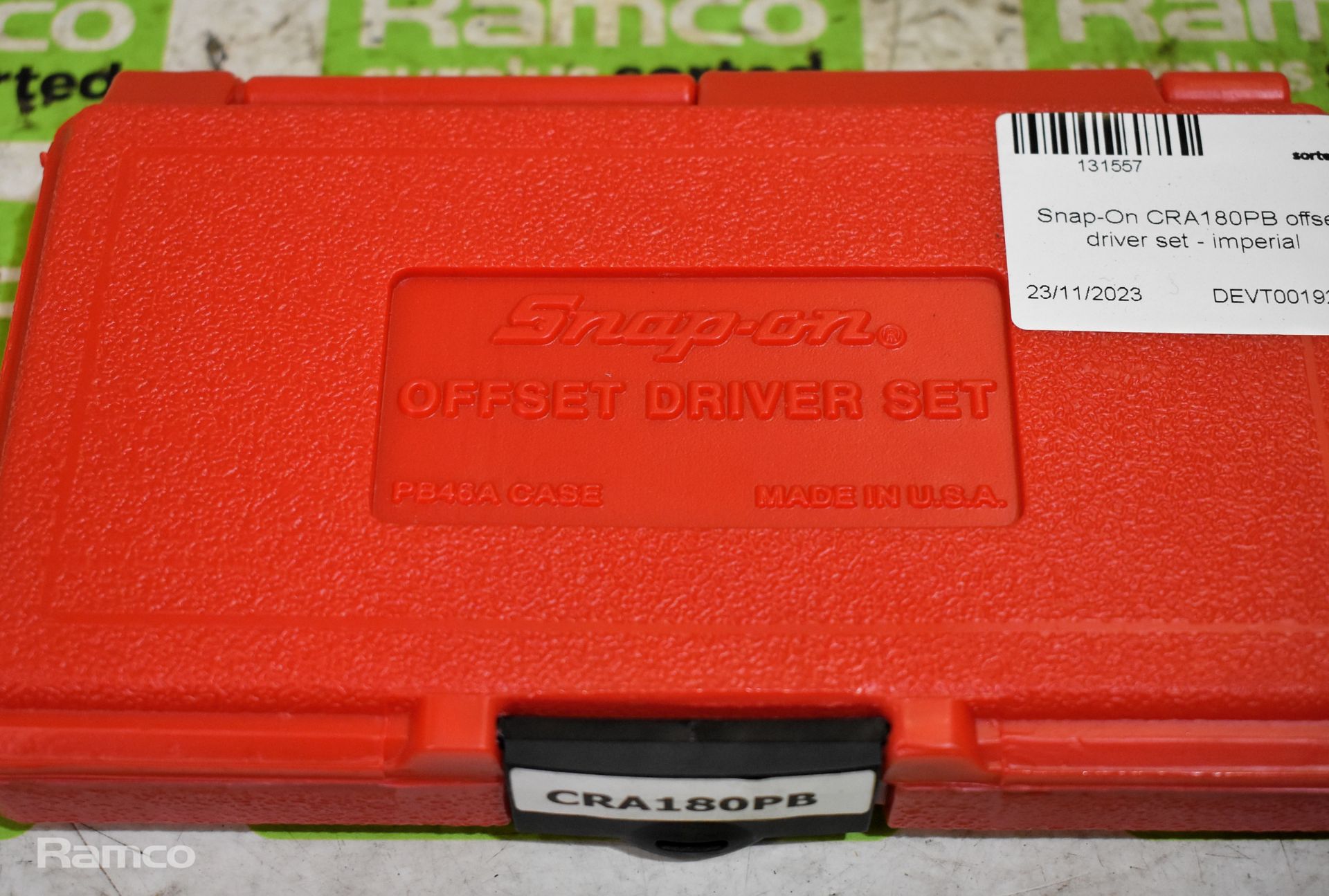 Snap-On CRA180PB offset driver set - imperial