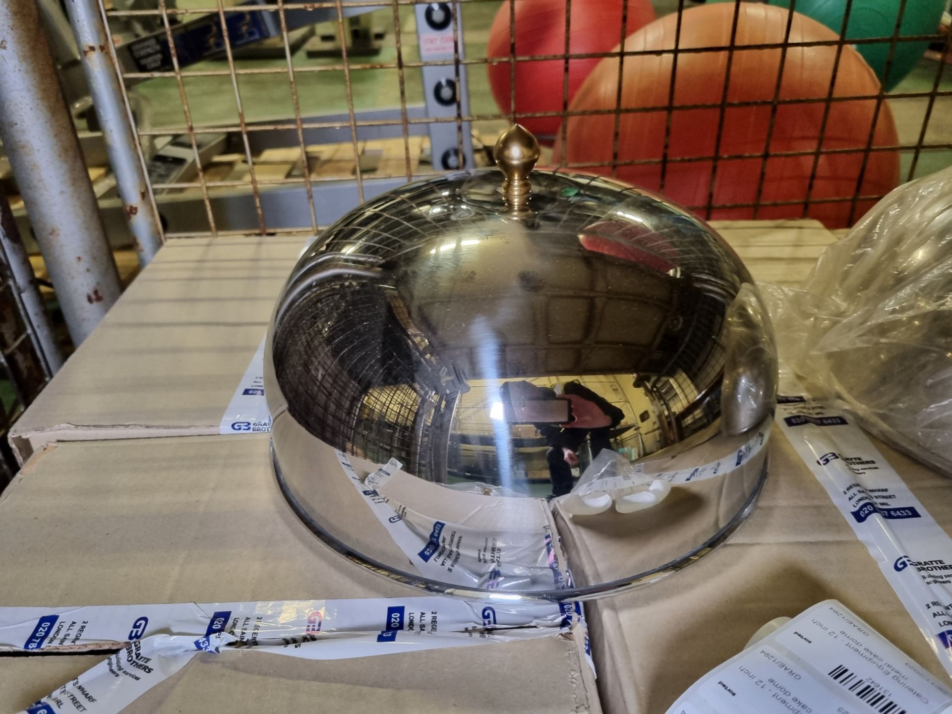 11x 12 inch metal cake domes
