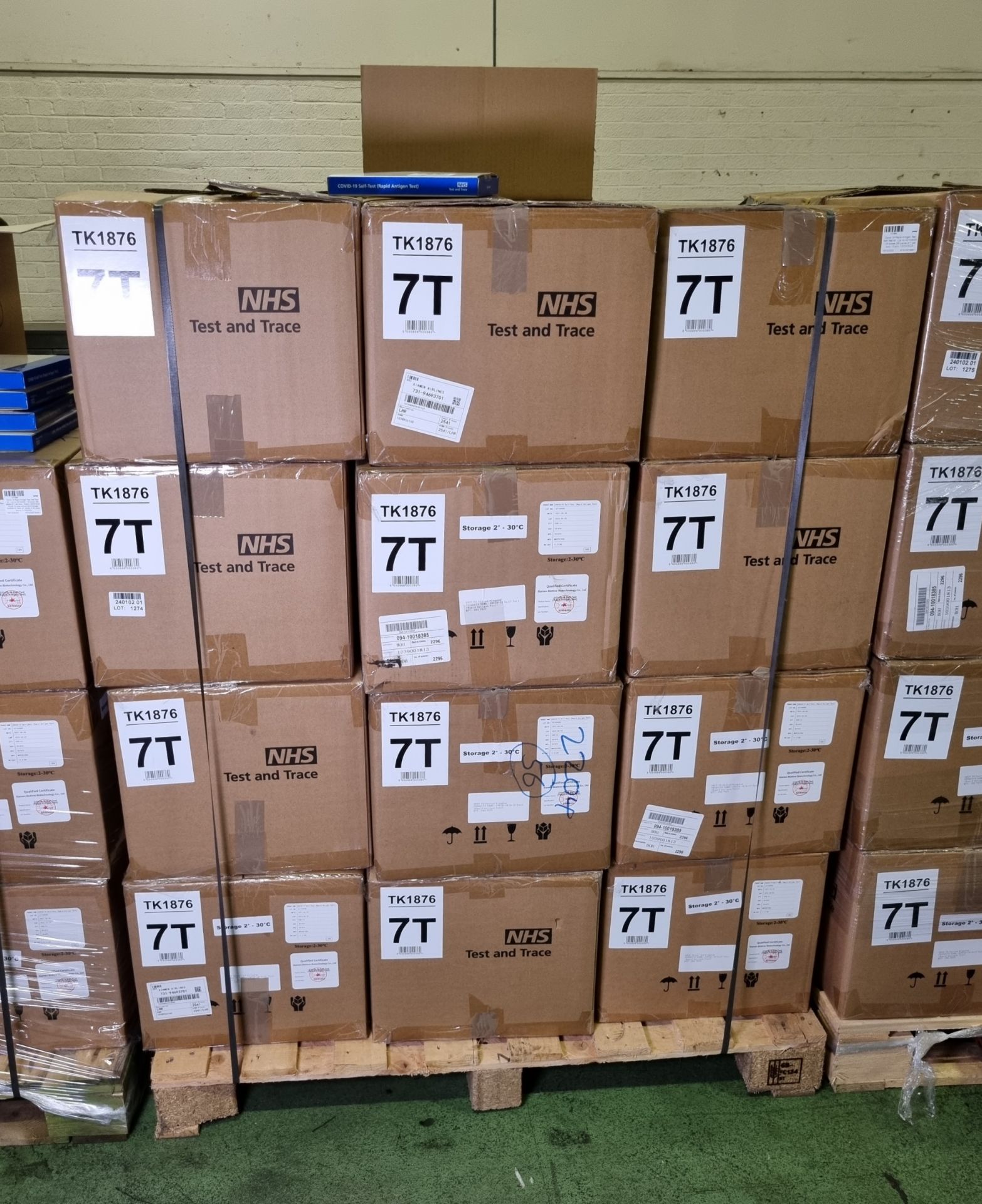Covid 19 Rapid Antigen Test Self-Test kit - Lot no.X2104005 - 24 boxes ...