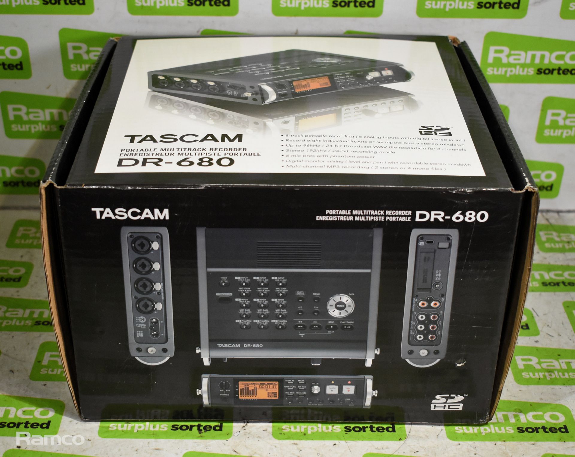 Tascam DR-680 portable multitrack recorder